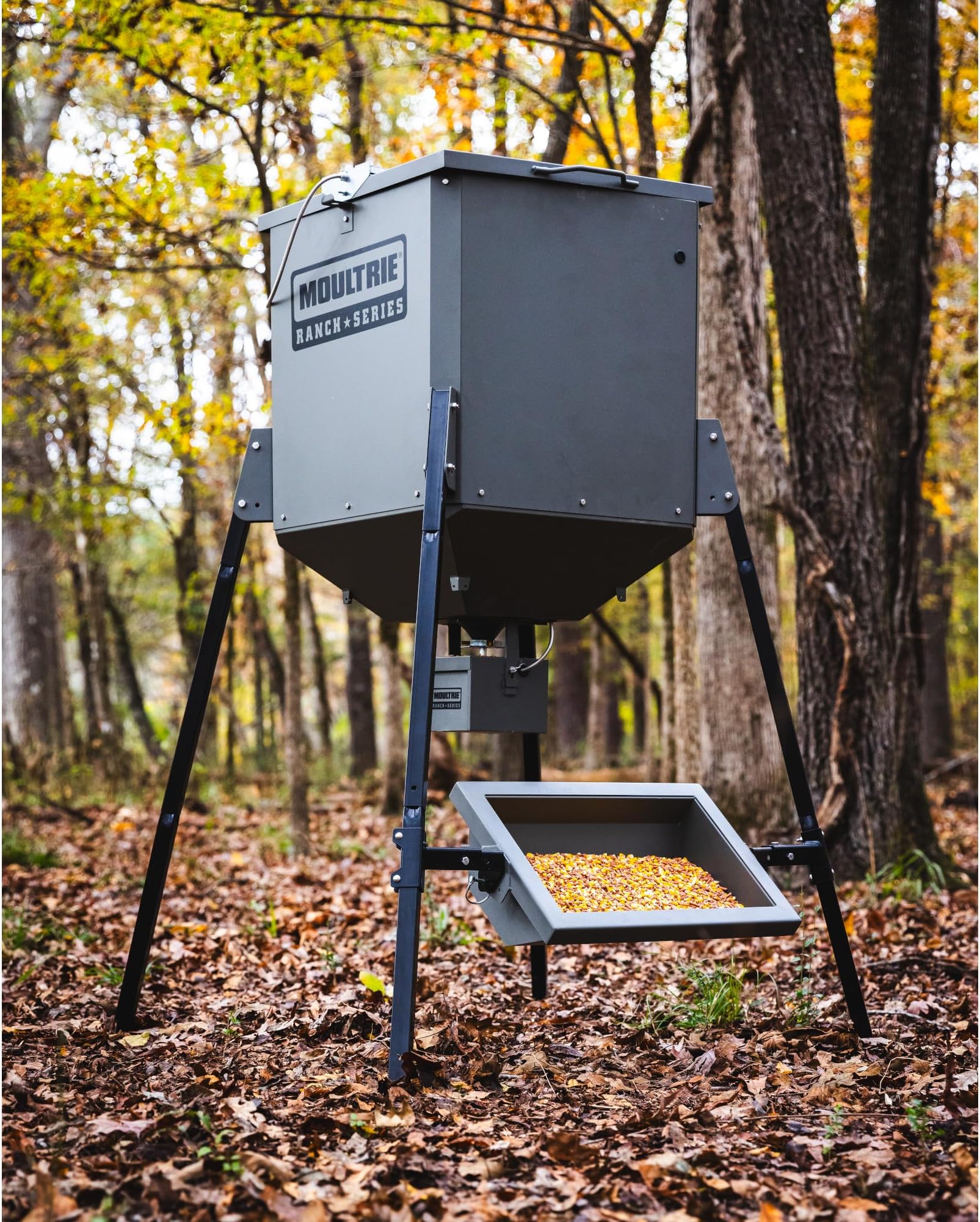 Amazon.com : Texas Hunter Stand and Fill Wildlife & Deer Feeder w/ 4 ...