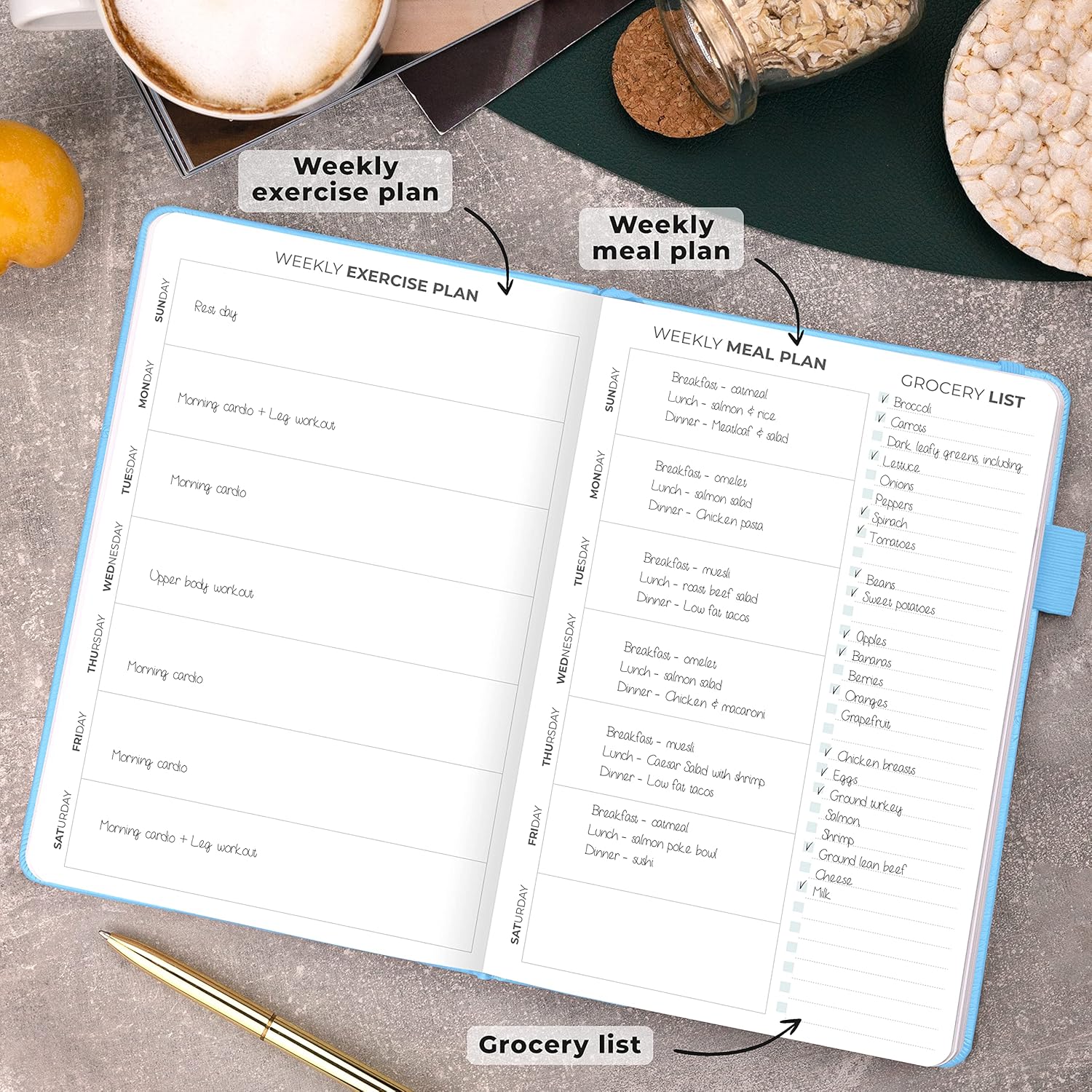 Clever Fox Food Journal Premium – Registro diario de seguimiento de ...