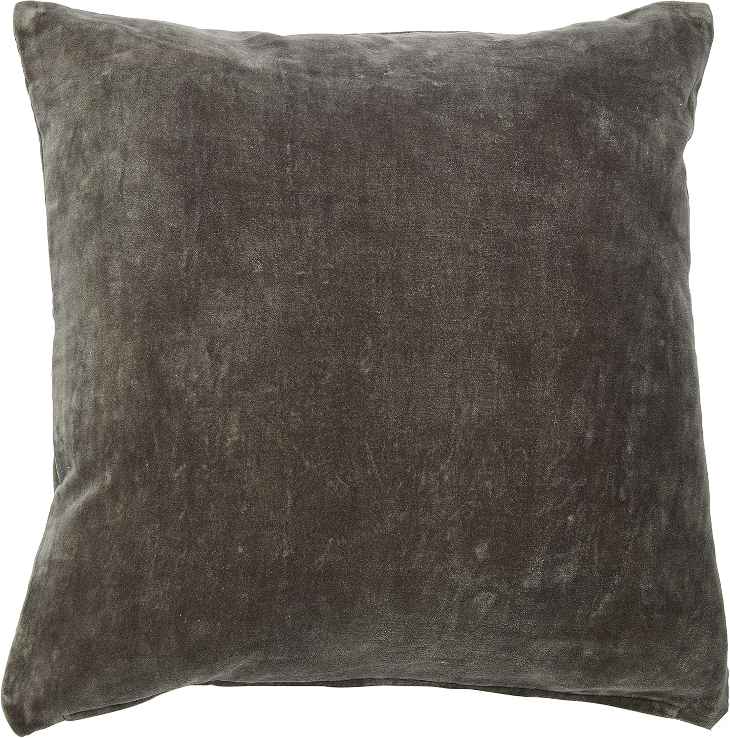 Amazon.com: Creative Co-Op 20" Square Velvet Knife Edge Pillow Cover ...