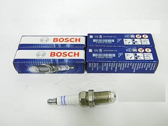Bosch 0242235668 Spark Plug, Set of 4, Motorcycle, M14 x 1.25, 0.9 mm ...