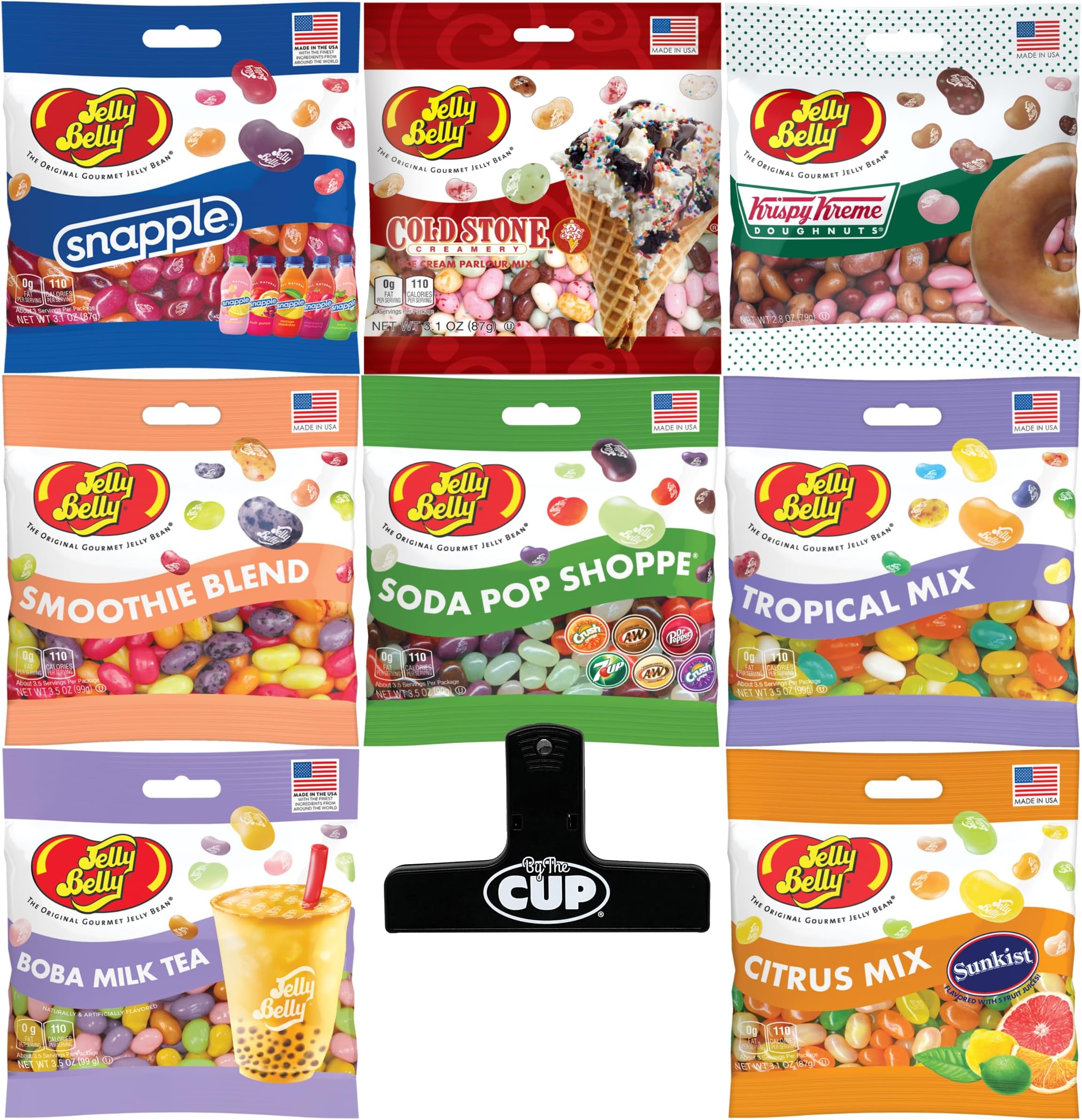 Amazon.com : Jelly Belly Jelly Bean Variety, 2.8-3.5 oz Bags (Pack of 8 ...
