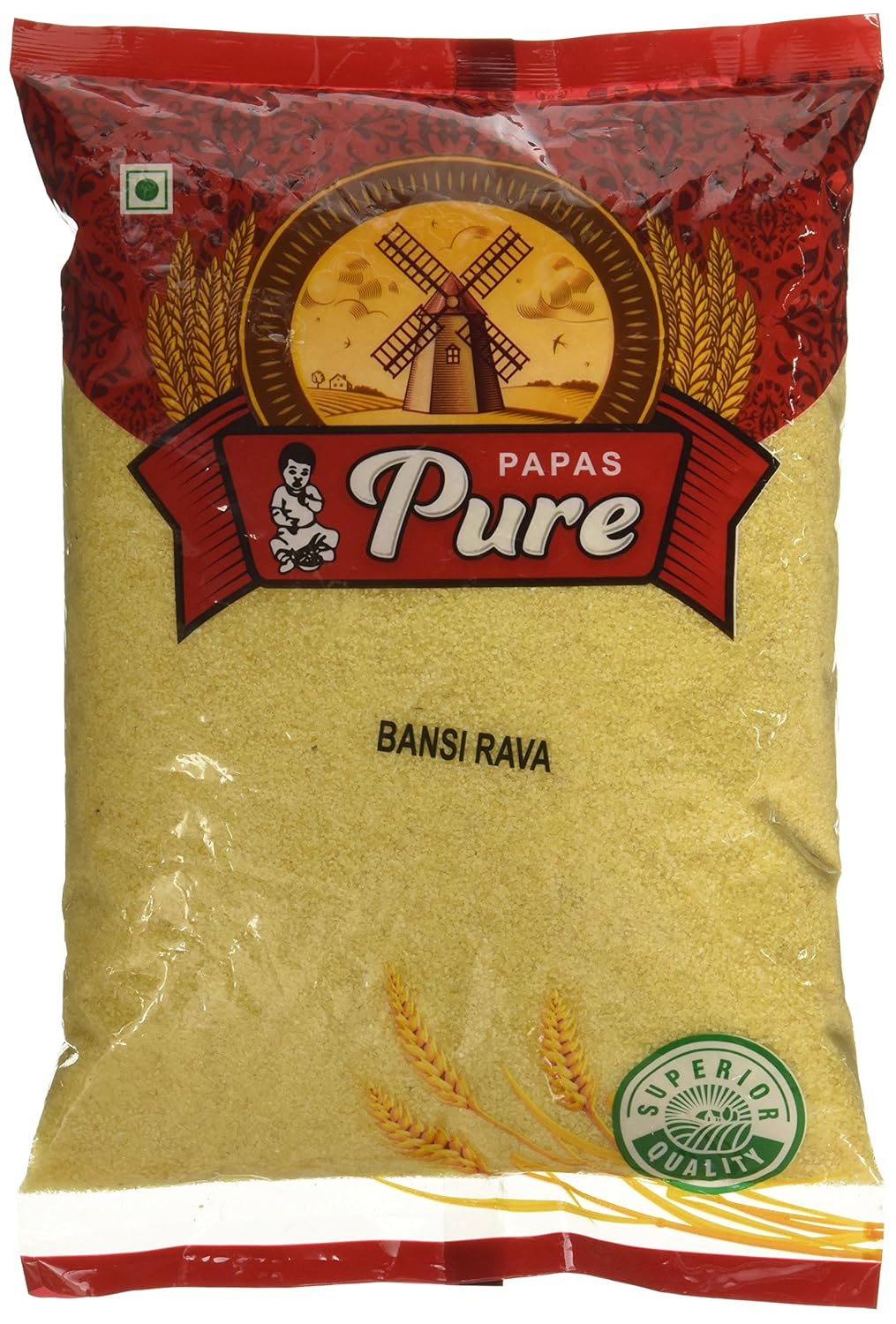 Papas Pure Bansi Rava, 1kg : Amazon.in: Grocery & Gourmet Foods