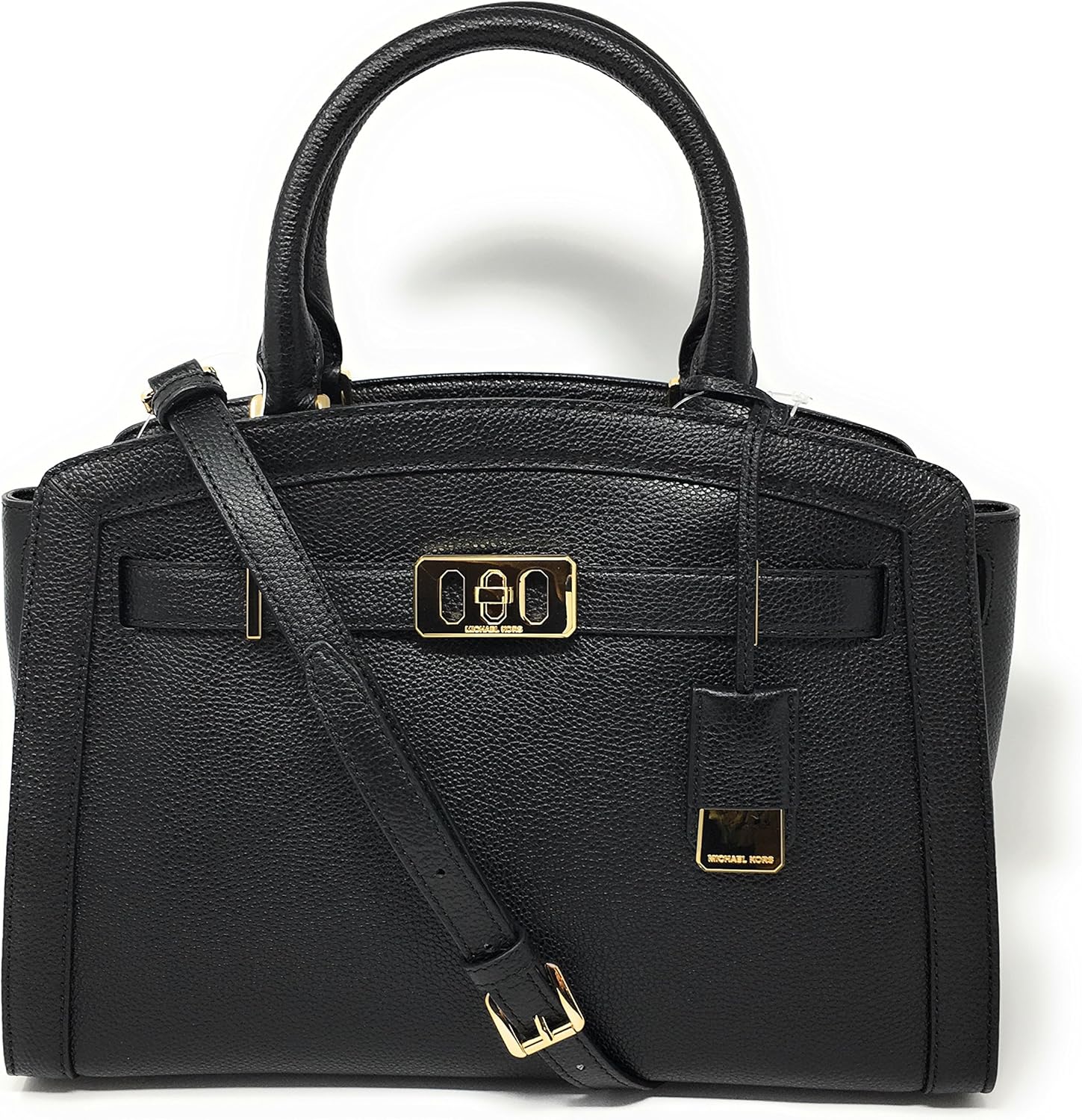 Michael Kors Karson Large Satchel Black: Amazon.co.uk: Fashion