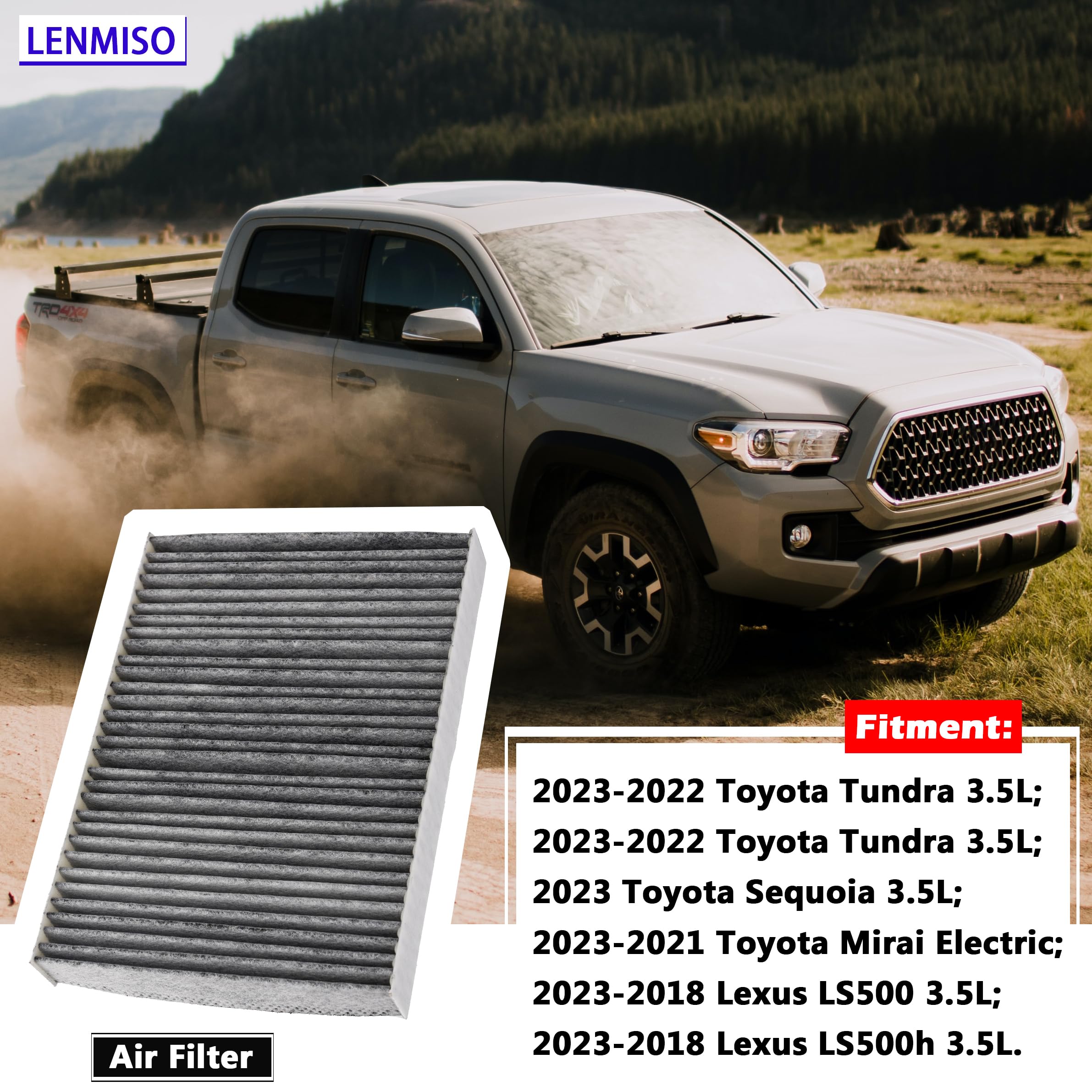 Auto Air Filter BW286 Cabin Air Filter For TUNDRA (2022-2025),SEQUOIA ...