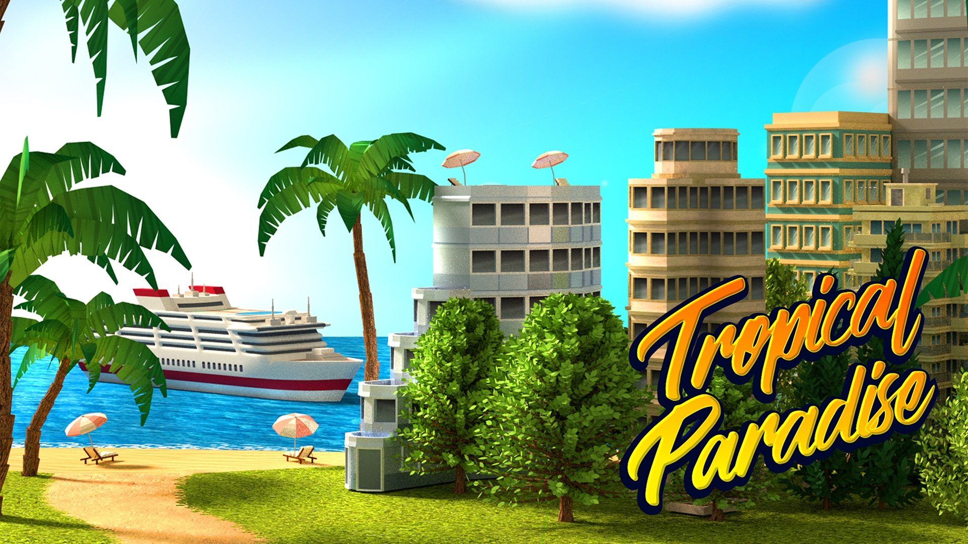 Paraíso Tropic Sim: Exotic Town Building City Game - Aplicativo na ...