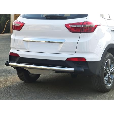 Goldsun high Gloss Stainless Steel Rear Bumper Protector | SS Dx | for ...