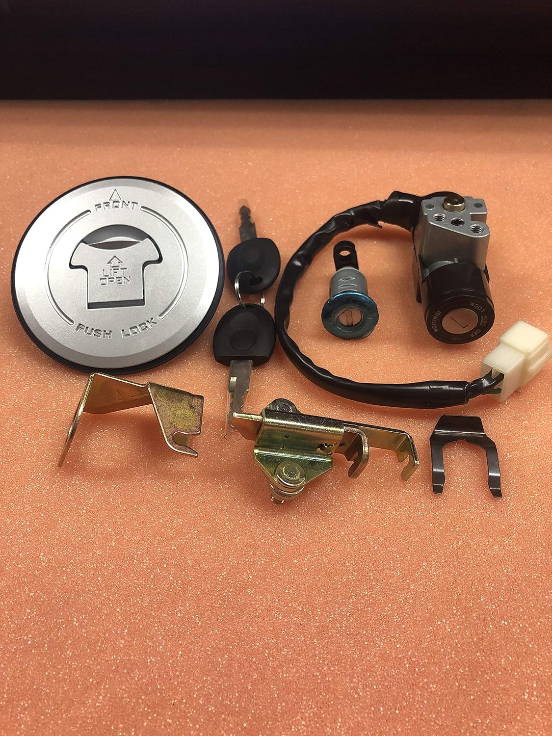 Amazon.com: Ignition Switch Gas Petrol Cap Cover Lock Key Set for LIFAN ...