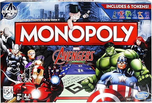 Hasbro Avengers Monopoly : Amazon.co.uk: Toys & Games