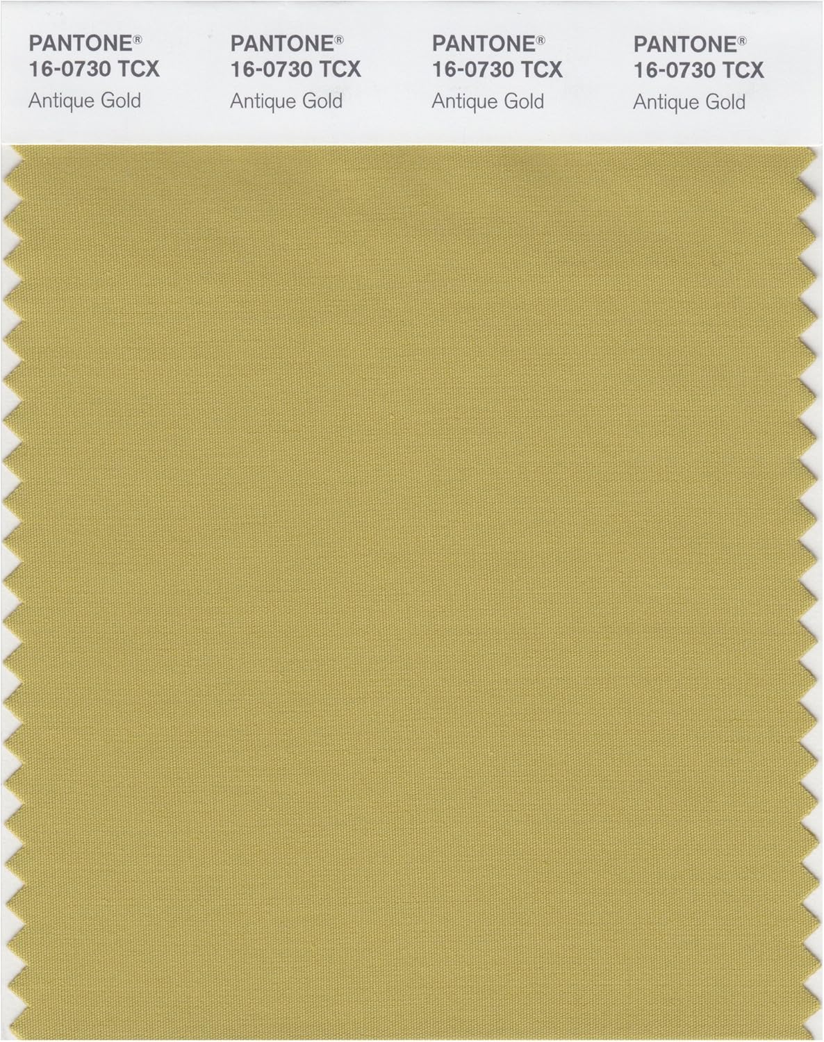 PANTONE Smart 16-0730X Color Swatch Card, Antique Gold - House Paint ...