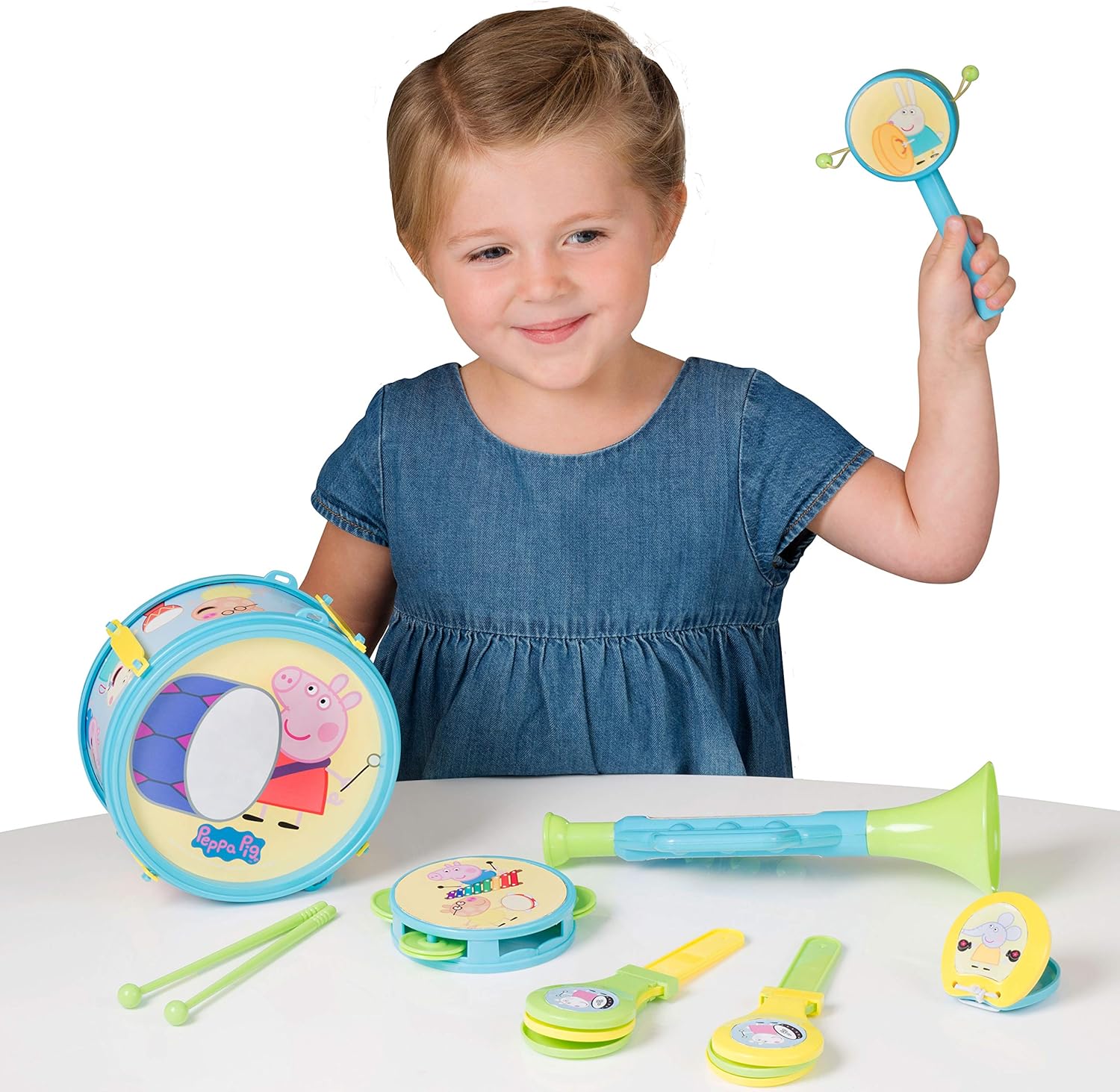 Peppa’s Musical Band Set | Peppa Pig Roleplay | Includes Drum, Trumpet ...