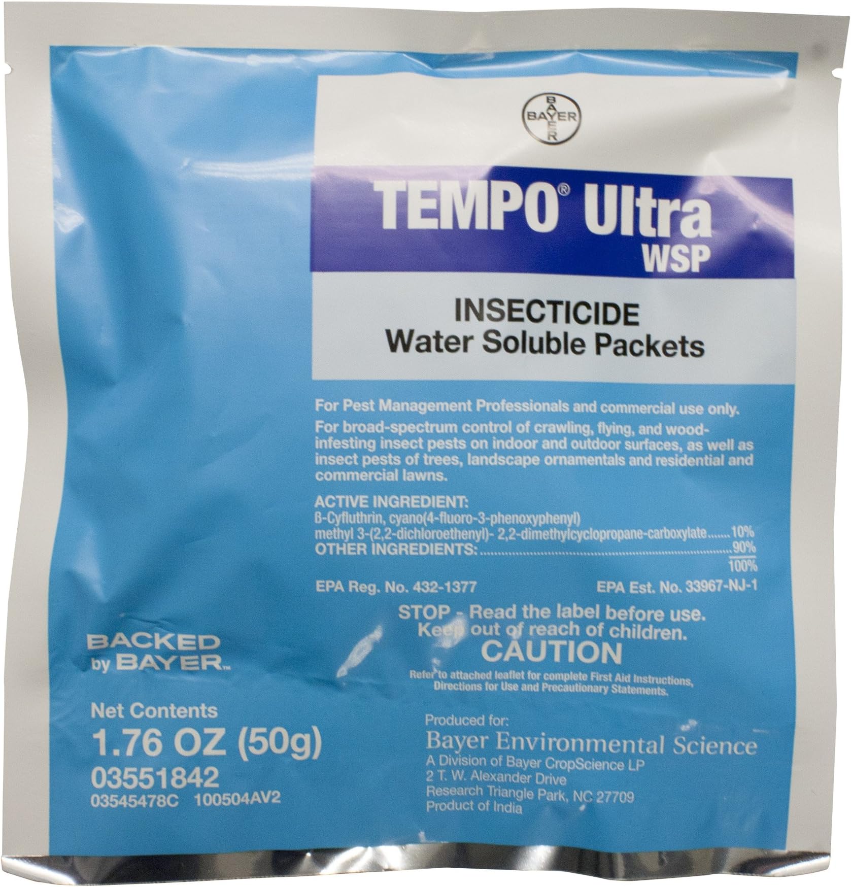 Amazon.com: Tempo Dust Insecticide Powder Kills Bedbugs RoachesNOT for ...