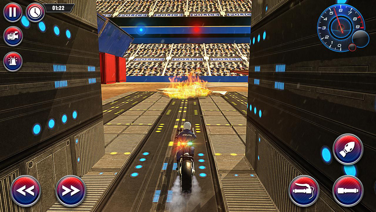 US Police Bike Stunt Hero Adventure Simulator 3D: Highway Racer ...