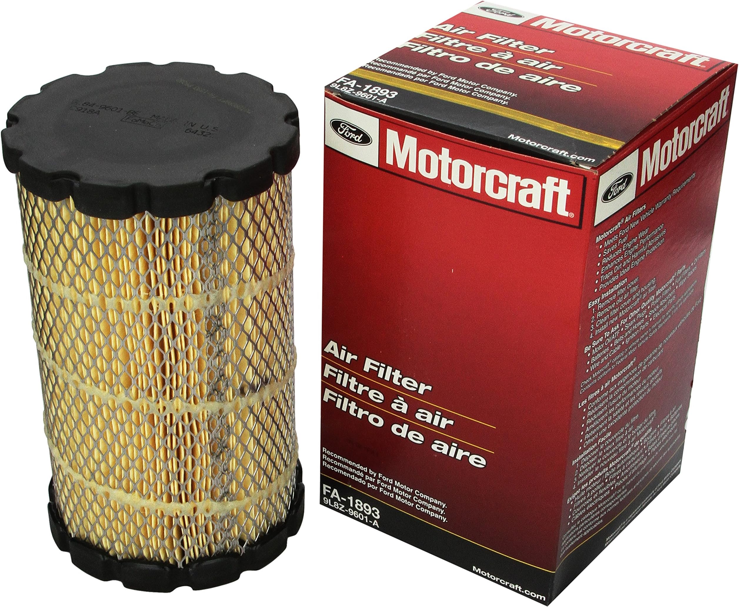 Amazon.com: Motorcraft - FA-1912-A FA1912A Air Filter Assembly : Automotive