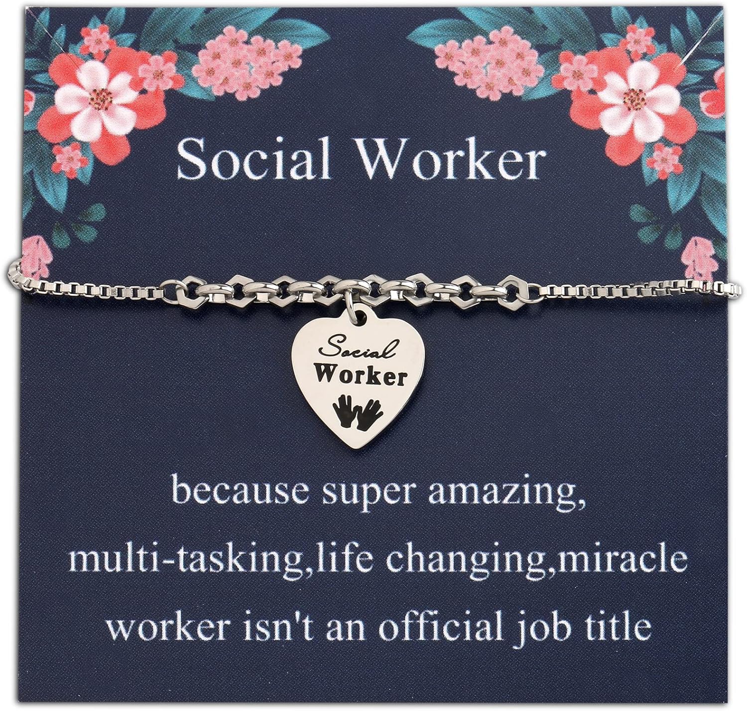 Amazon.com: LQRI Social Worker Appreciation Gifts MSW Graduation Gift ...