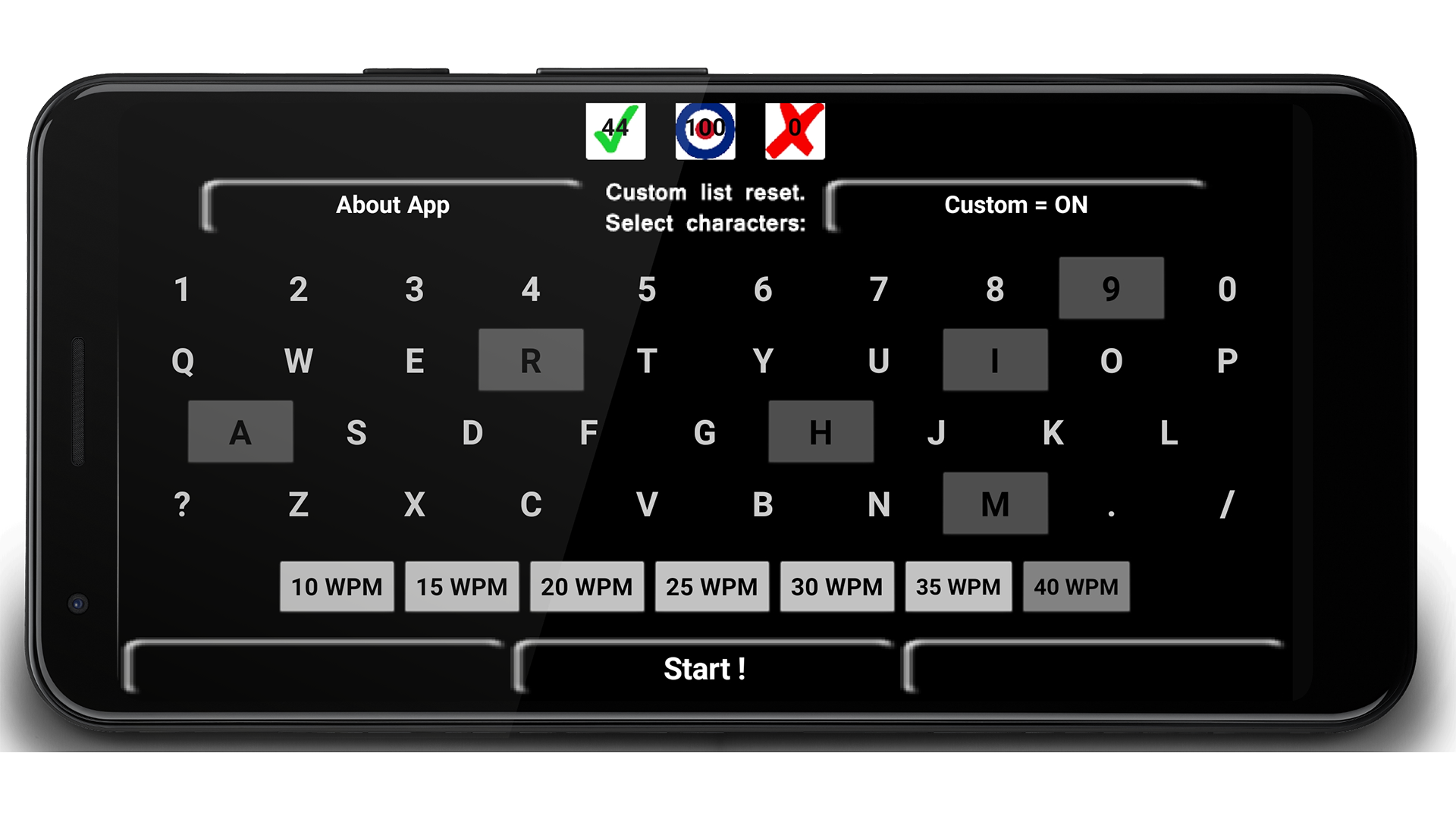 Alphanumeric Morse Code customizable learning app for Android - App on Amazon Appstore