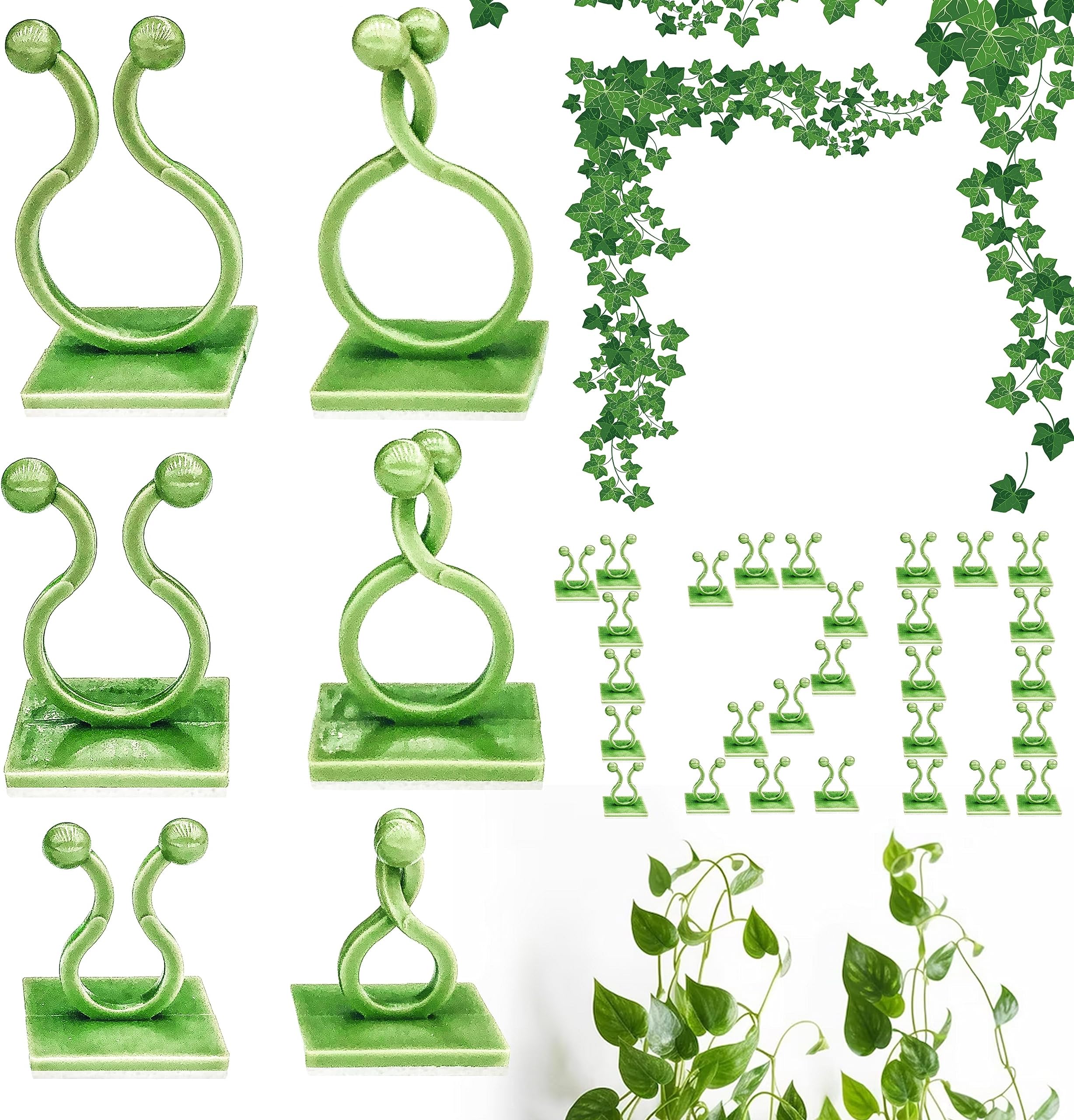 Amazon.com : Plant Clips for Climbing Plants Wall Clips - 110Pcs 3 ...