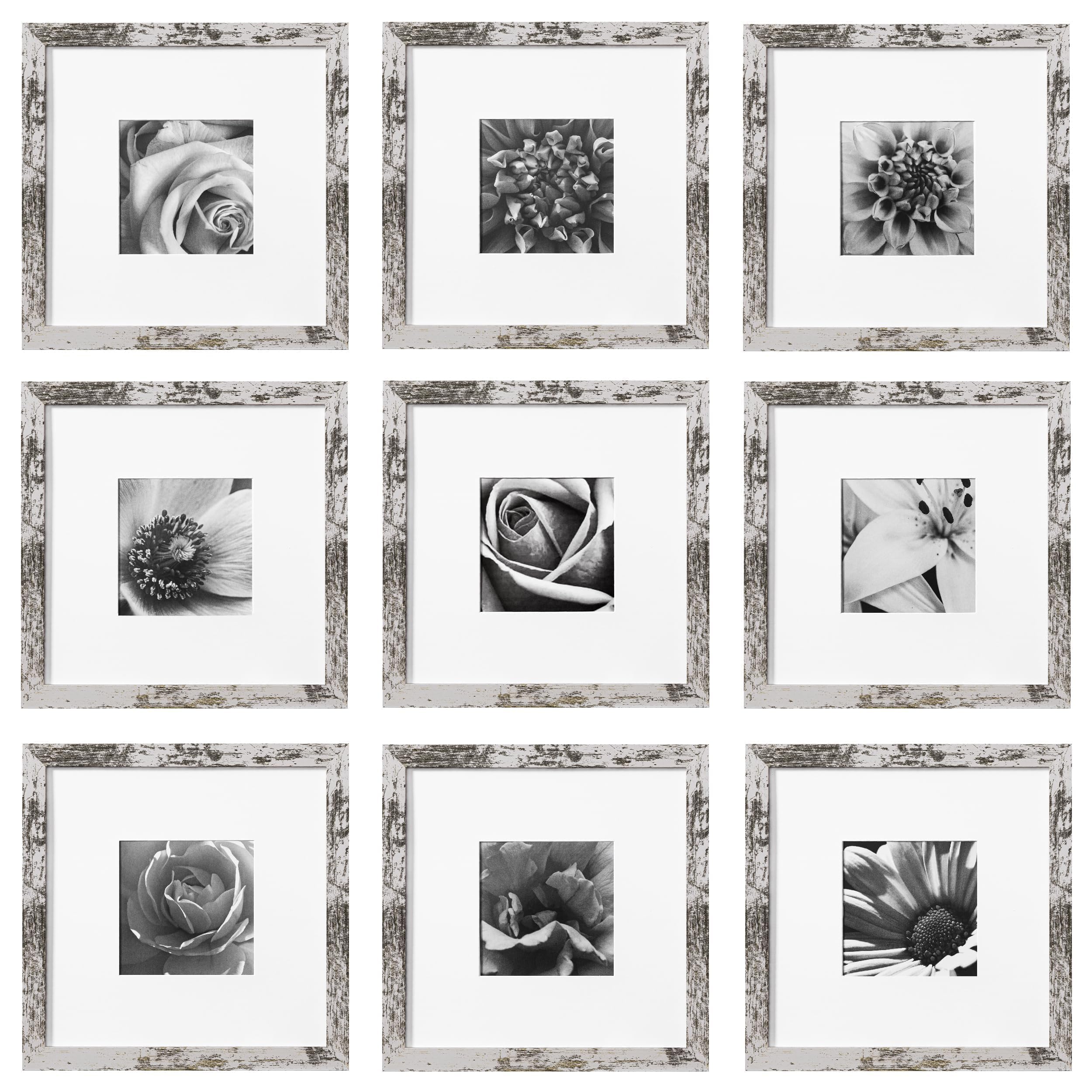 Snapklik.com : Eletecpro 10x10 Picture Frames Set Of 9, Farmhouse ...