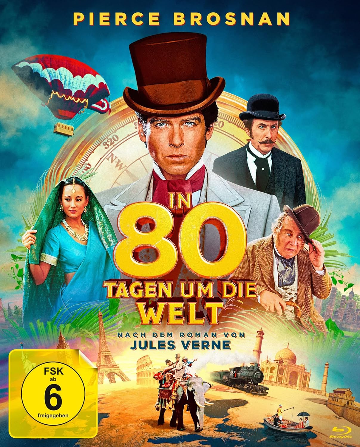 In 80 Tagen um die Welt [Blu-ray]: Amazon.de: Brosnan, Pierce, Idle, Eric, Ustinov, Peter, Lee ...