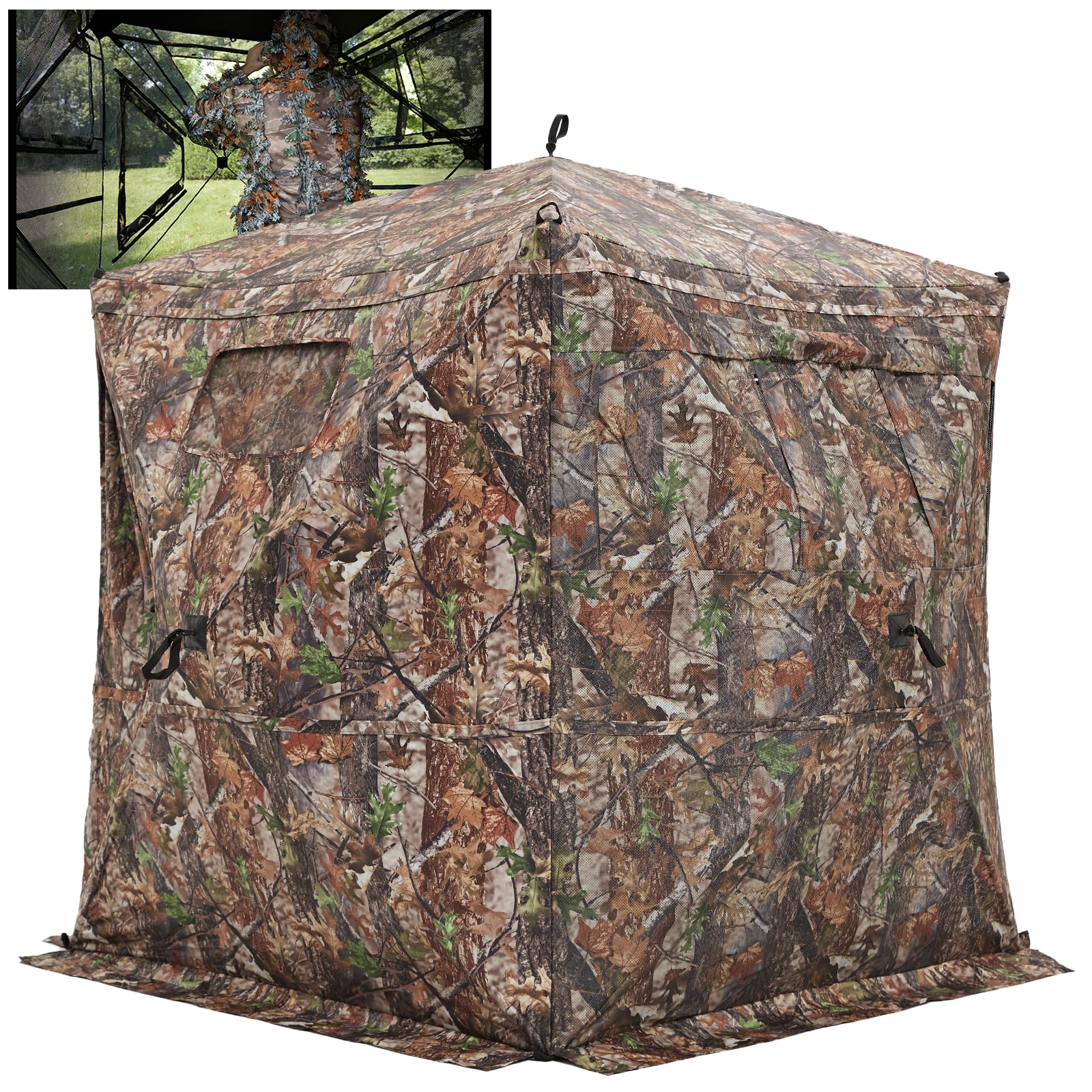 Buy Huskfirm Hunting Blind See Through with Silent Magnetic Door ...