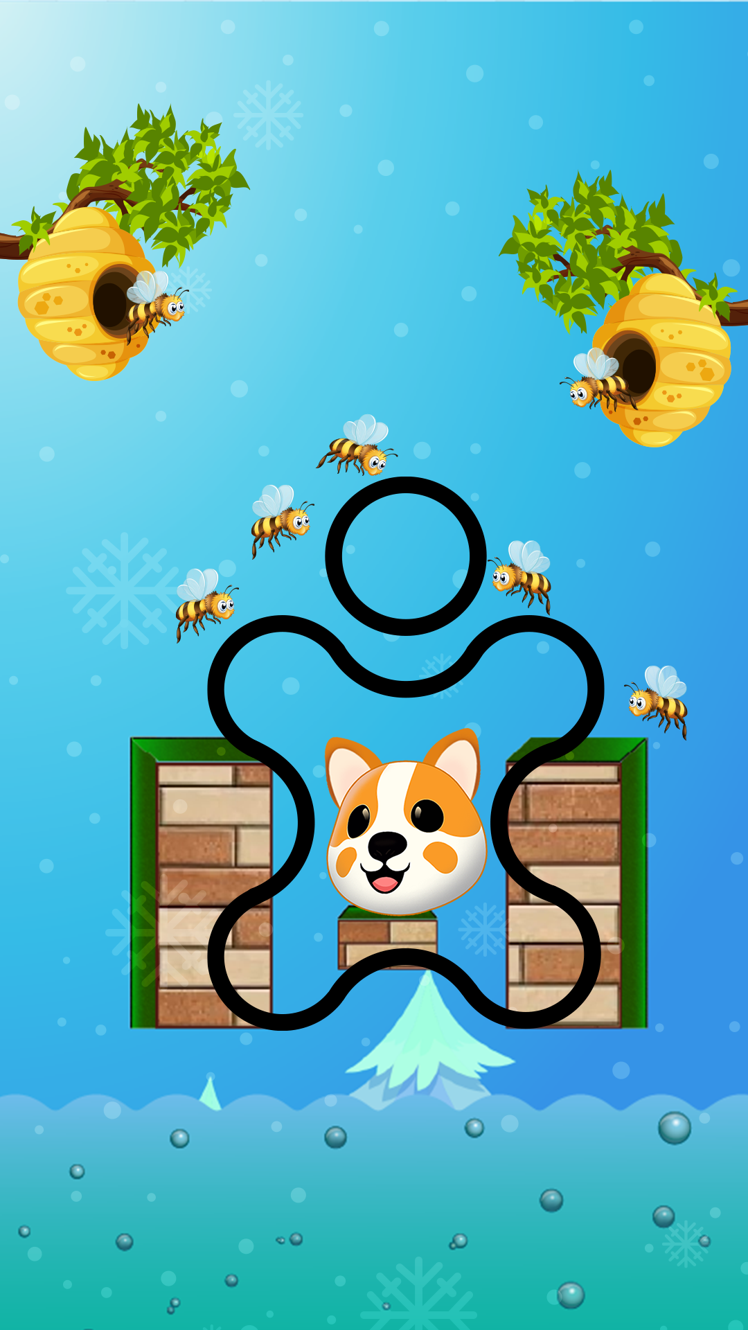 Draw To Save The Dog Rescue Dog Games - Line Drawing Brain Puzzle Game ...