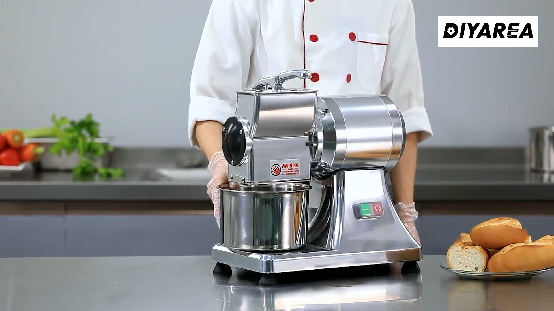 Watch DIYAREA Electric Commercial Cheese Grater 110V 550W on Amazon Live