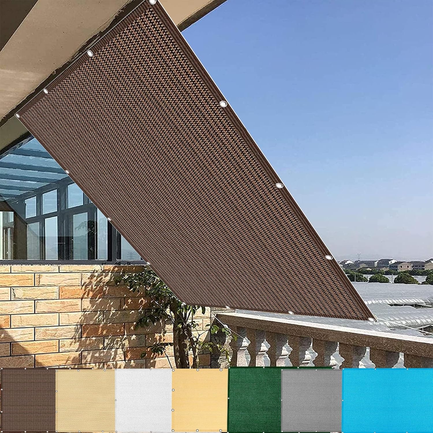 Amazon.com: YANHONG Balcony Privacy Screen Cover 75x1000cm(30x394inch ...