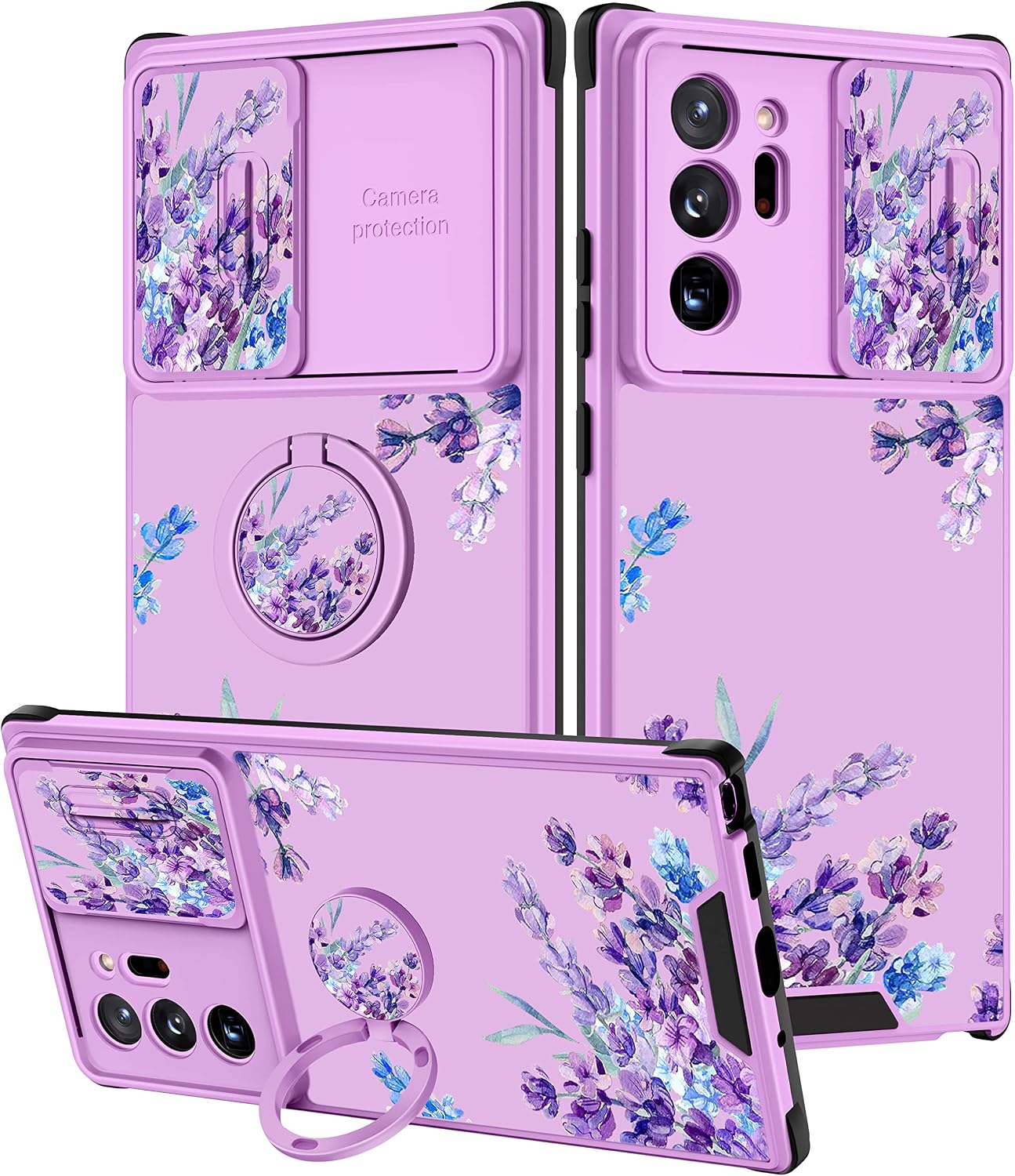 Amazon.com: Goocrux (2in1 for Samsung Galaxy Note 20 Ultra Case Floral ...