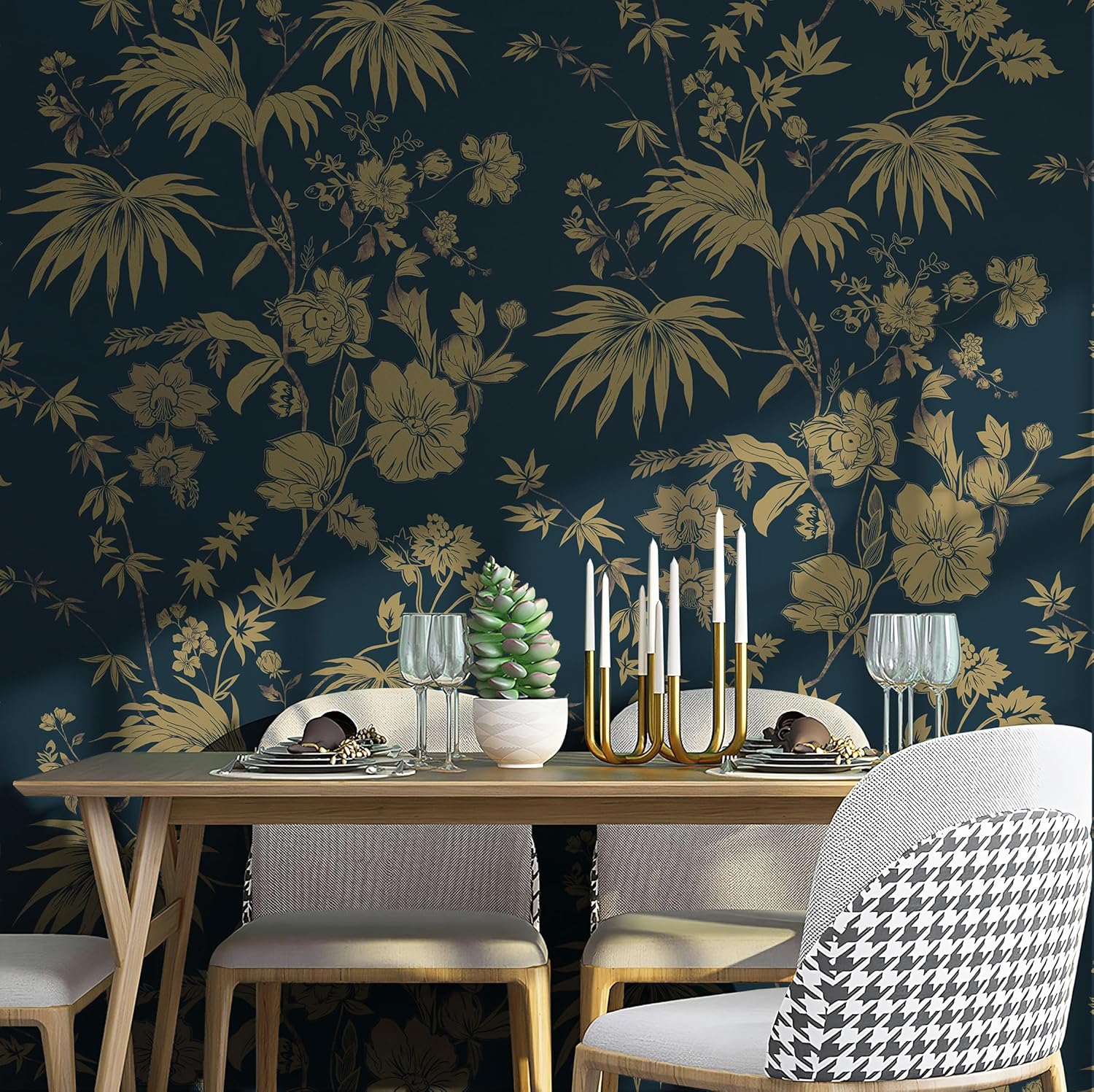 Amazon.com: Peel and Stick Wallpaper Floral Contact Paper Vintage ...