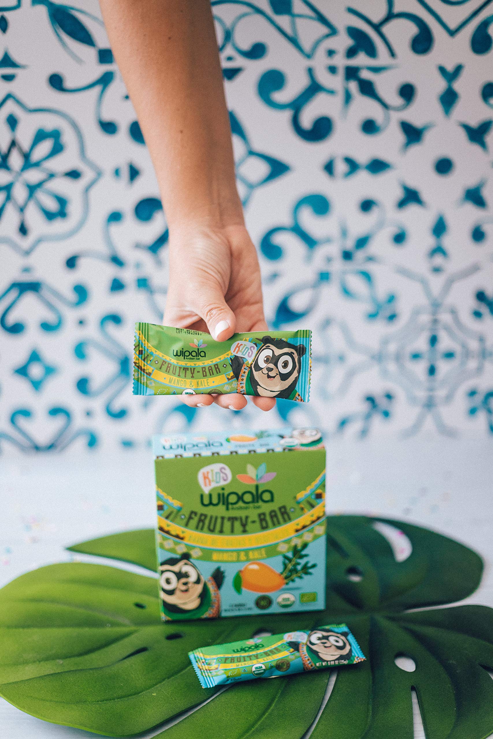 Snapklik.com : Wipala KIDS Organic Fruit Bars, Mango & Kale, Vegan, Non ...