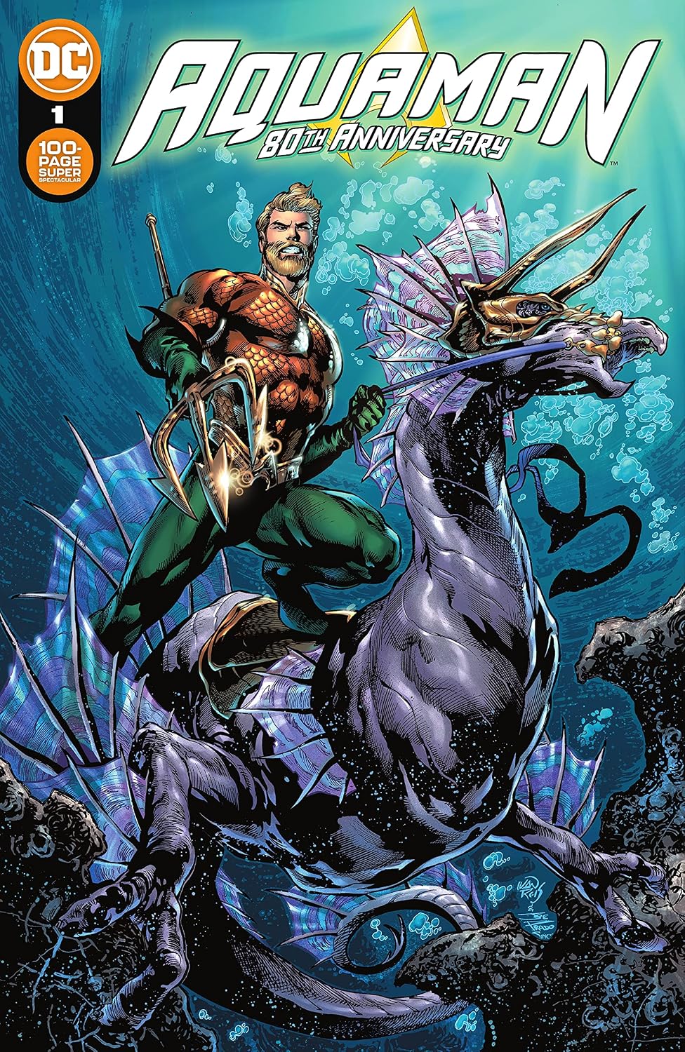 Amazon.com: Aquaman 80th Anniversary 100-Page Super Spectacular (2021 ...