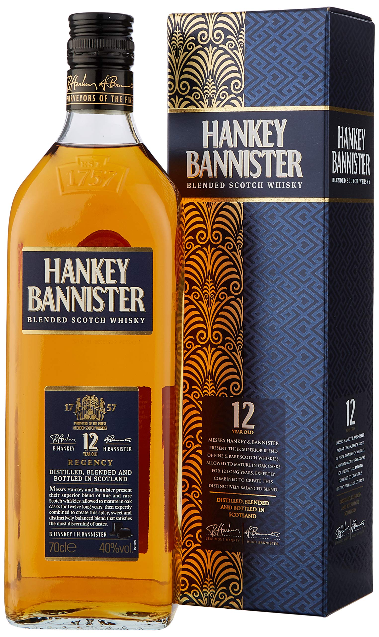 Buy Hankey Bannister 12 Year Old Scotch Whisky, 70 cl Online at ...