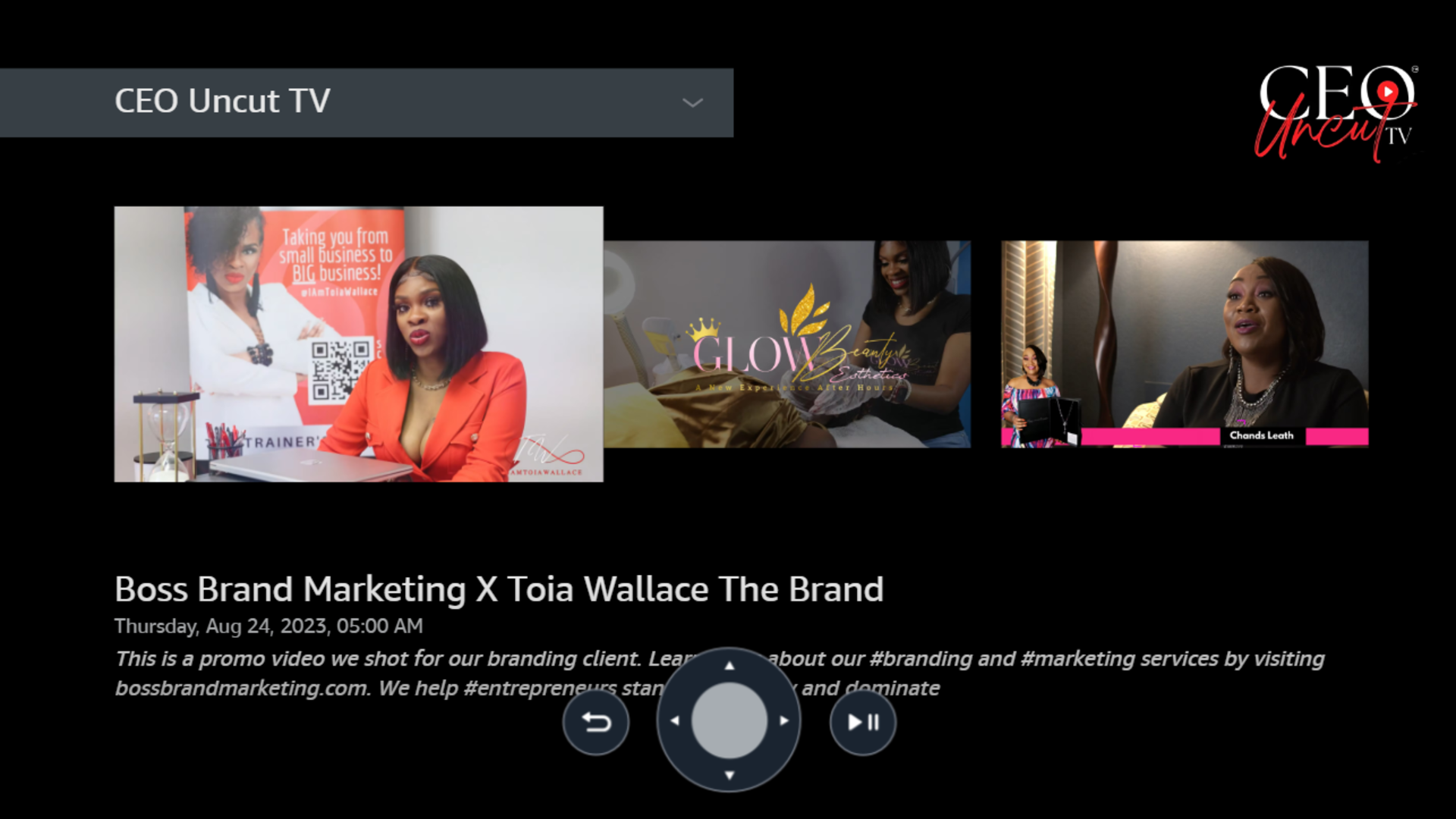 CEO Uncut TV - App on Amazon Appstore