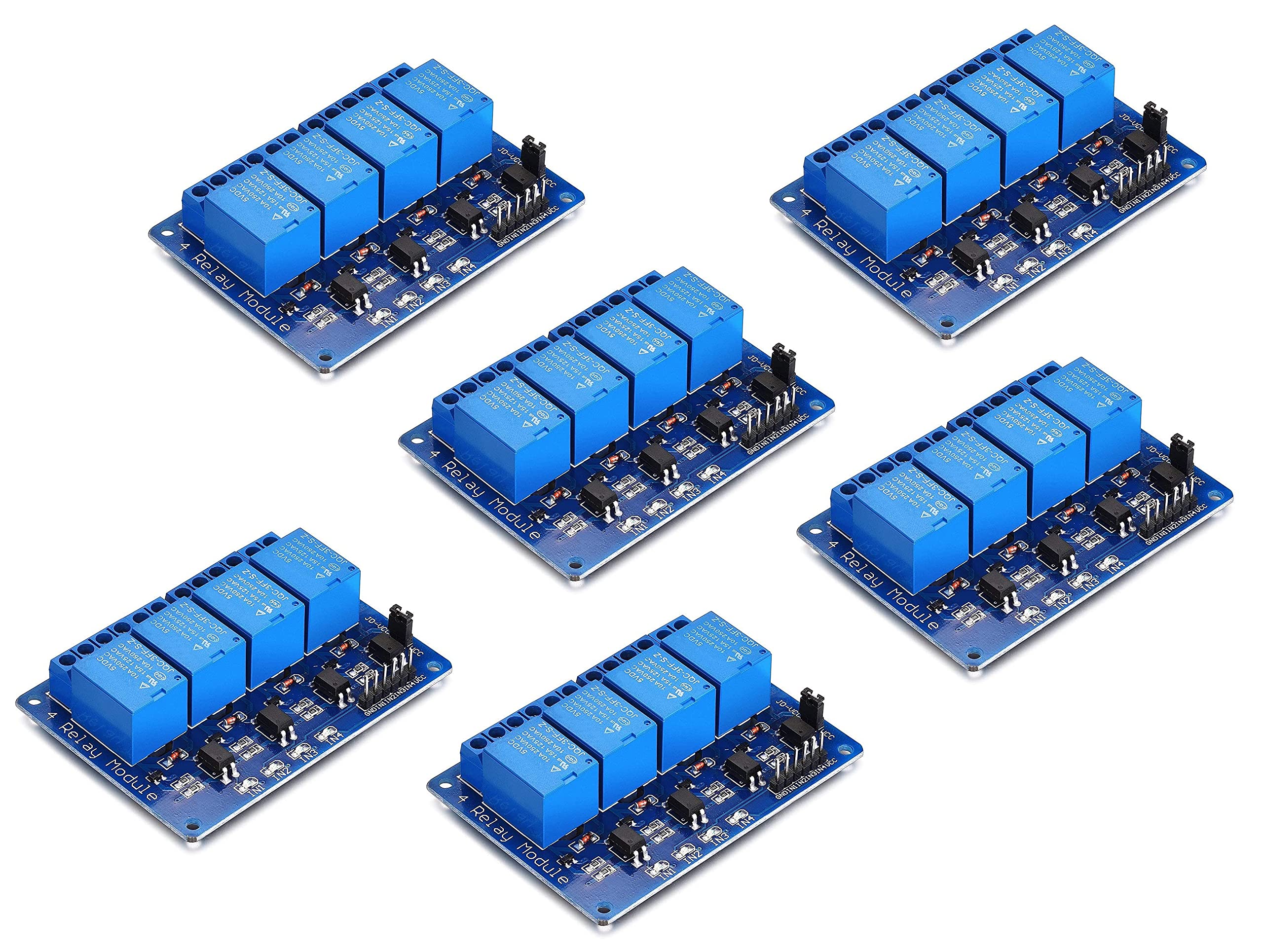 Buy Aktronics® 4 Channel-Relay DC 5V 230V Relay Shield Module Control ...