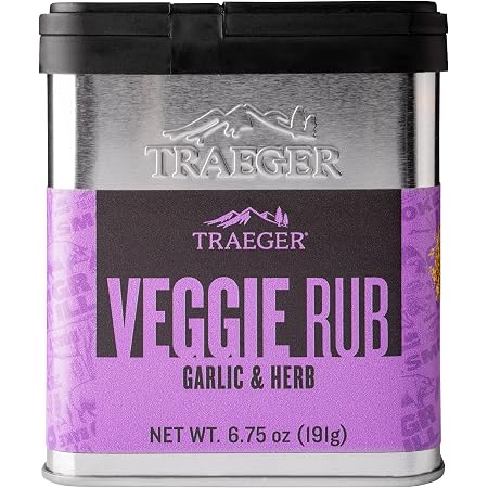 Amazon.com: Traeger Grills SPC182 Veggie Rub with Garlic & Herb Light ...
