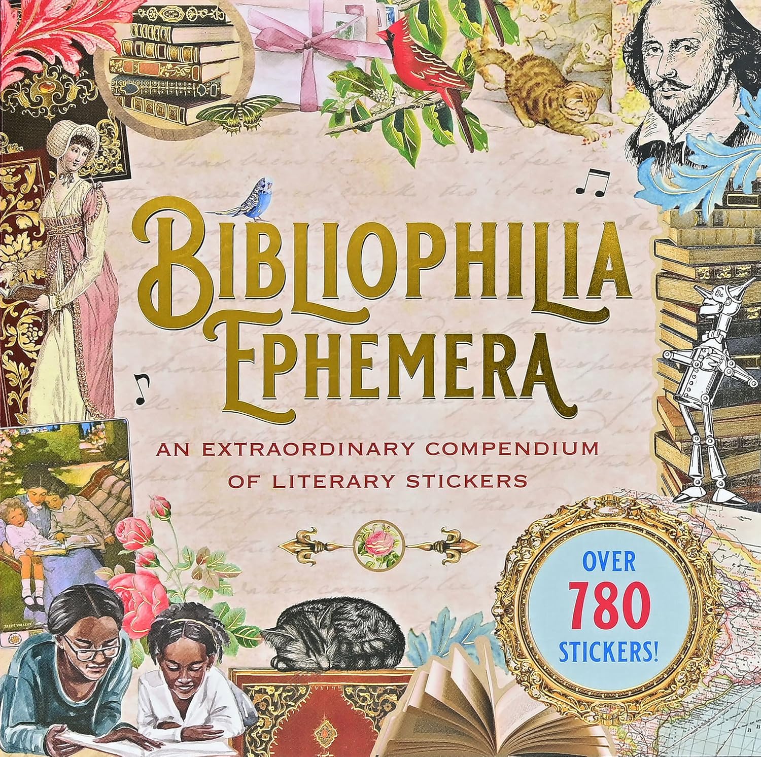 Bibliophilia Ephemera Sticker Book (over 780 stickers) : Peter Pauper ...