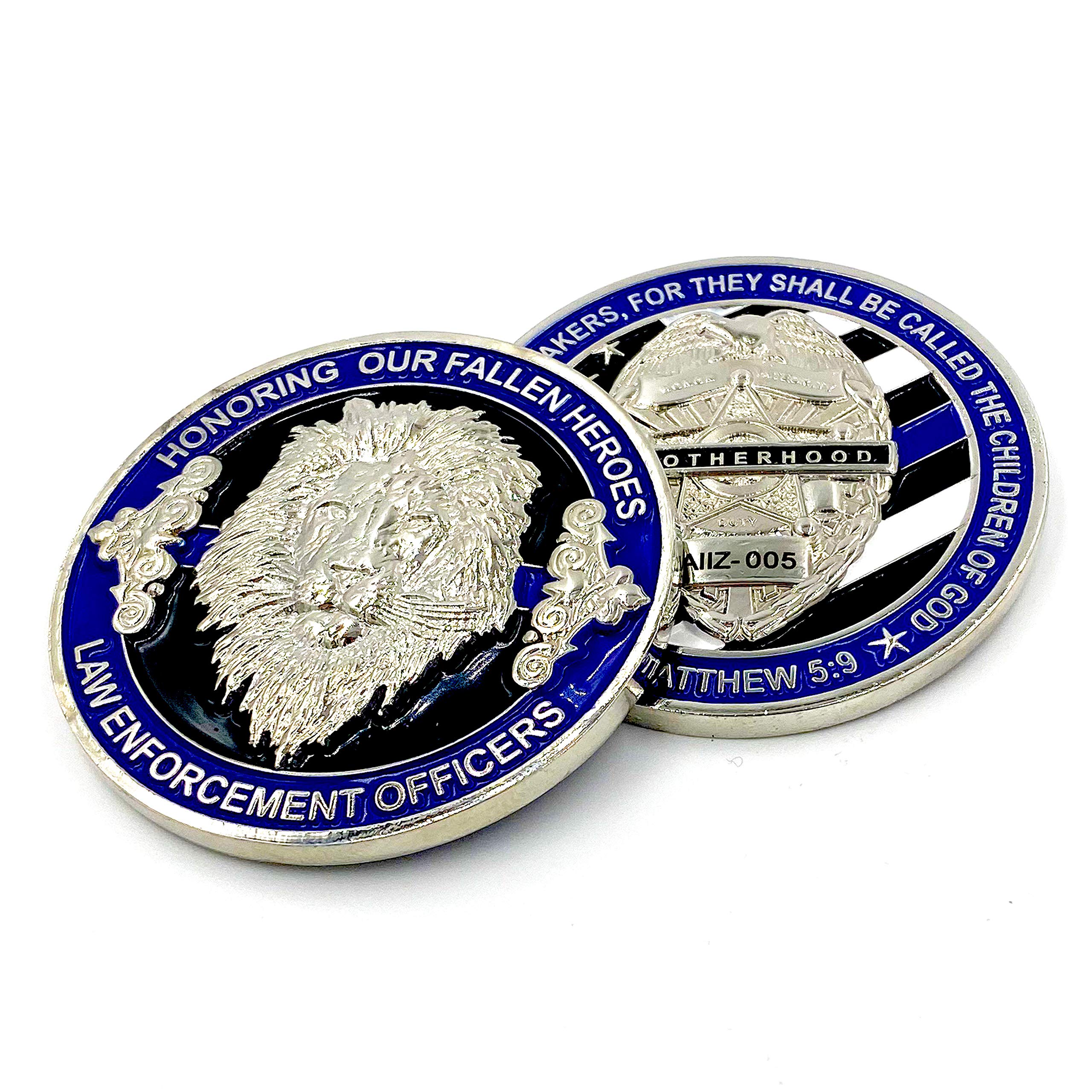 Buy AIIZ Collectibles Leo Lion Thin Blue Line - “Honoring Our Fallen ...