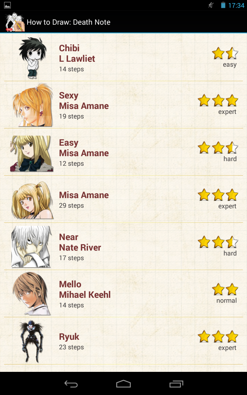 How to Draw: Death Note Anime Characters - App on Amazon Appstore