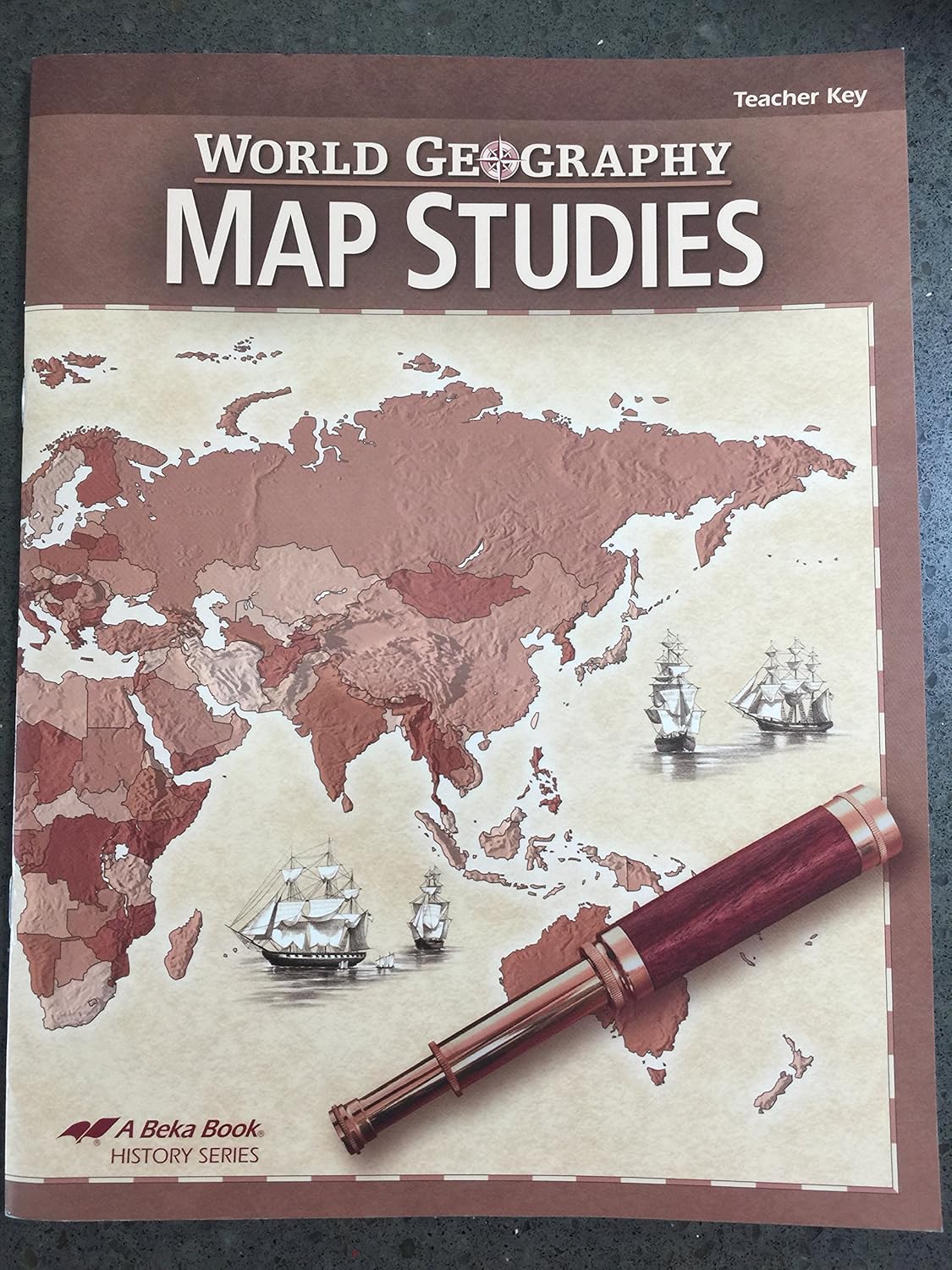 A Beka Book World Geography Map Studies Teacher Key (Ninth Grade ...
