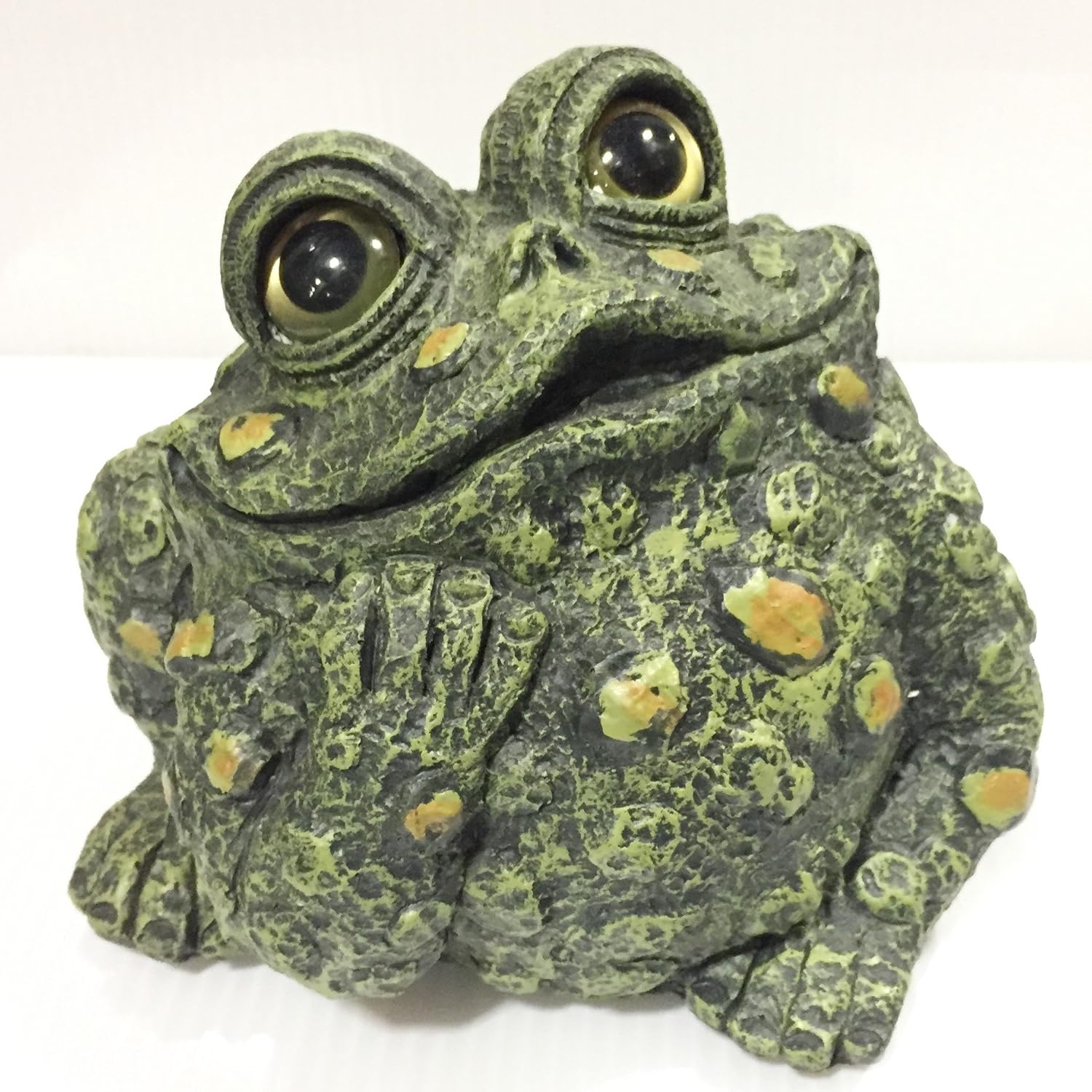 Amazon.com : Home & Garden LARGE DREAMER TOAD Polyresin Toad Hollow ...