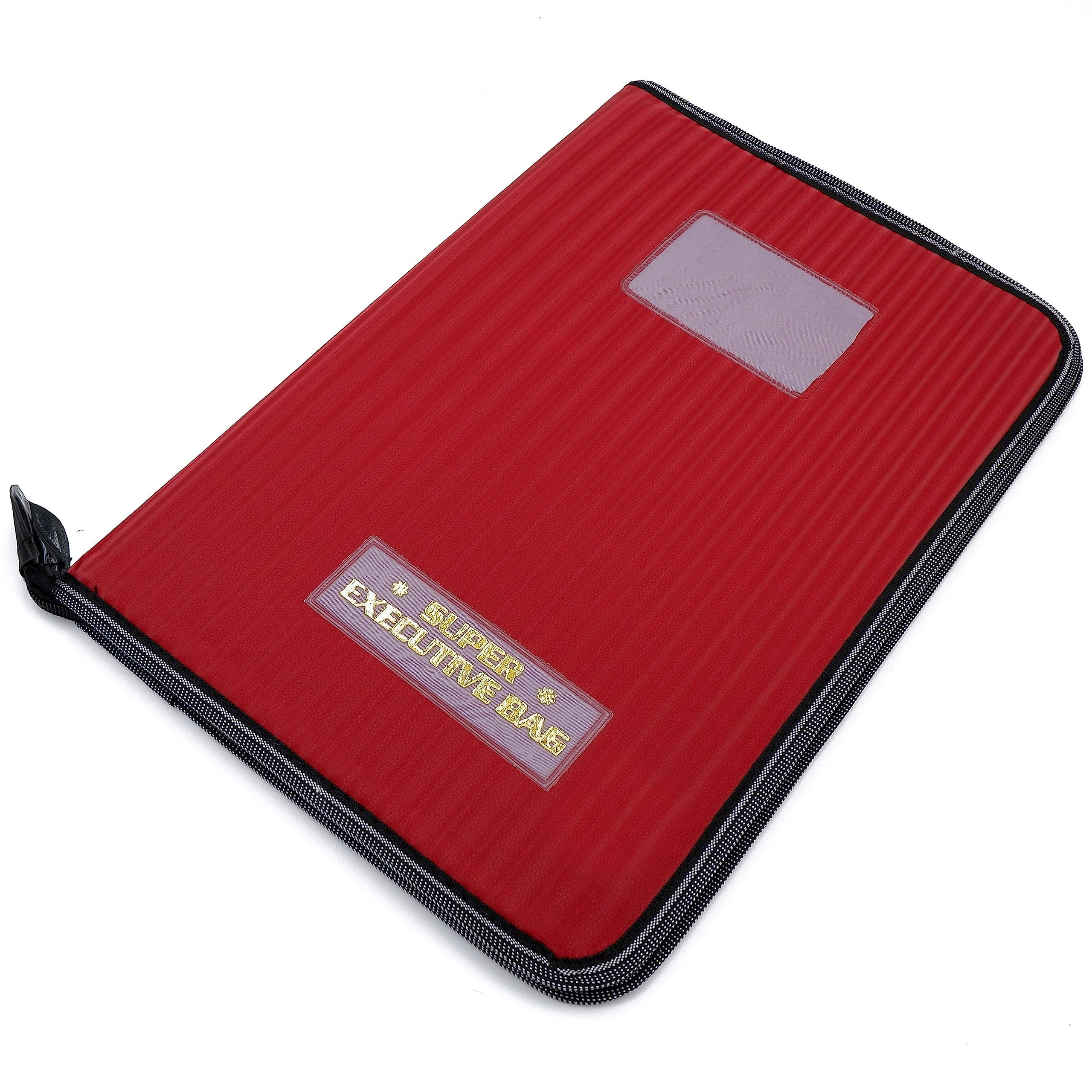 Fastidious Professional Faux Leather 20 Leafs Executive Zipper Lock ...