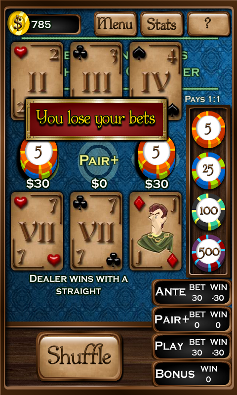 Tri Card Poker - Elite (FREE) - App on Amazon Appstore