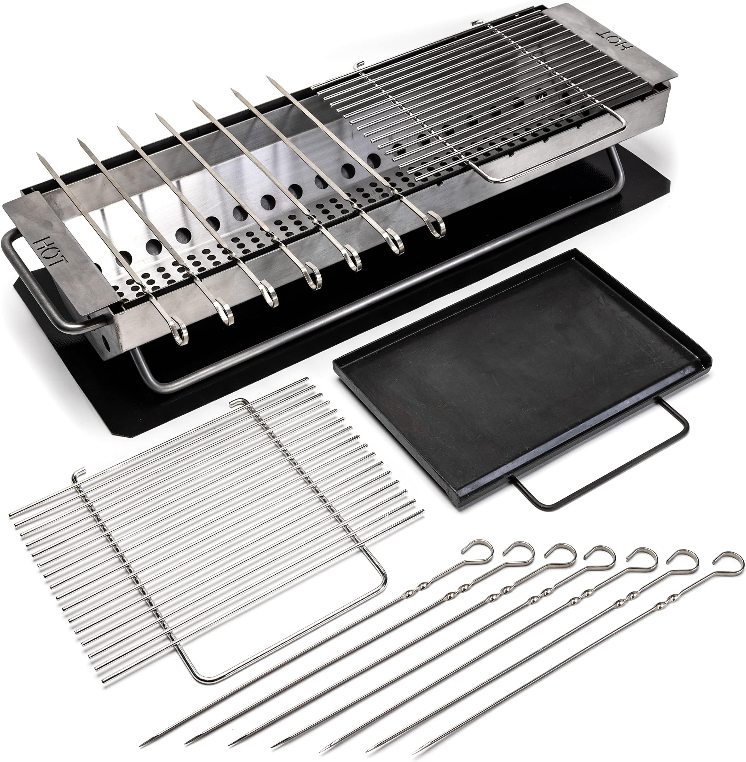 Amazon.com: Japanese Charcoal BBQ Konro Grill : Patio, Lawn & Garden