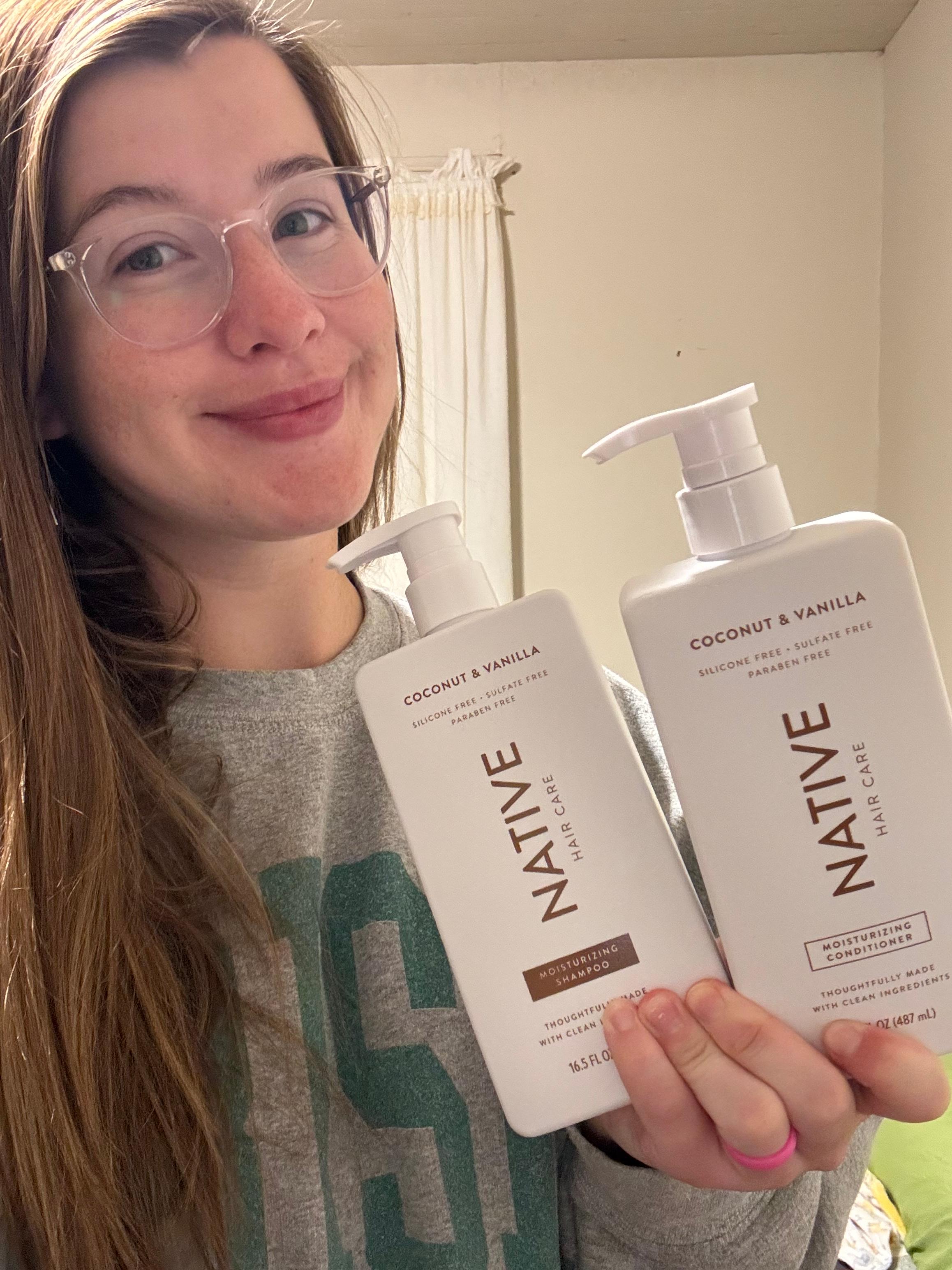 Watch Review of Native coconut and vanilla shampoo and conditioner! on ...