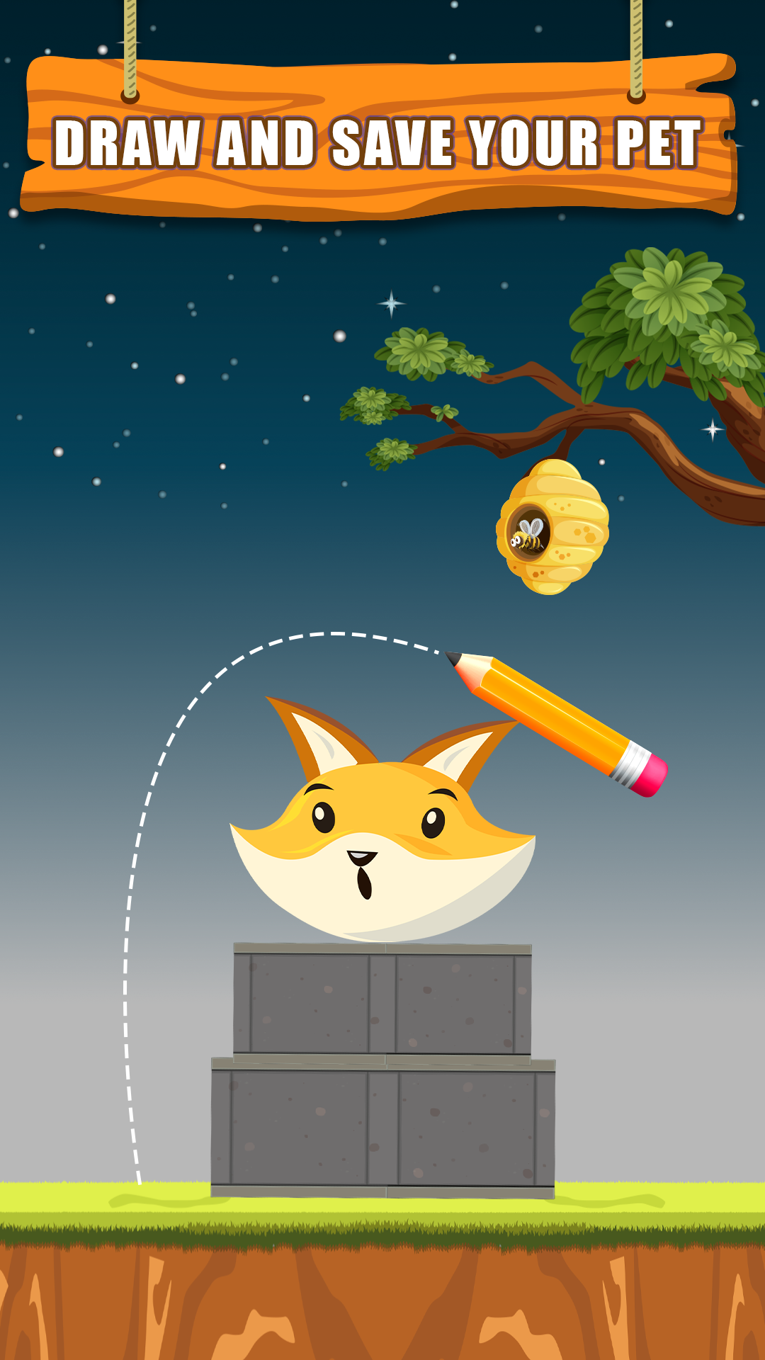 Save the Fox - Draw to Save the Pet: Animal Rescuer Game - App on ...