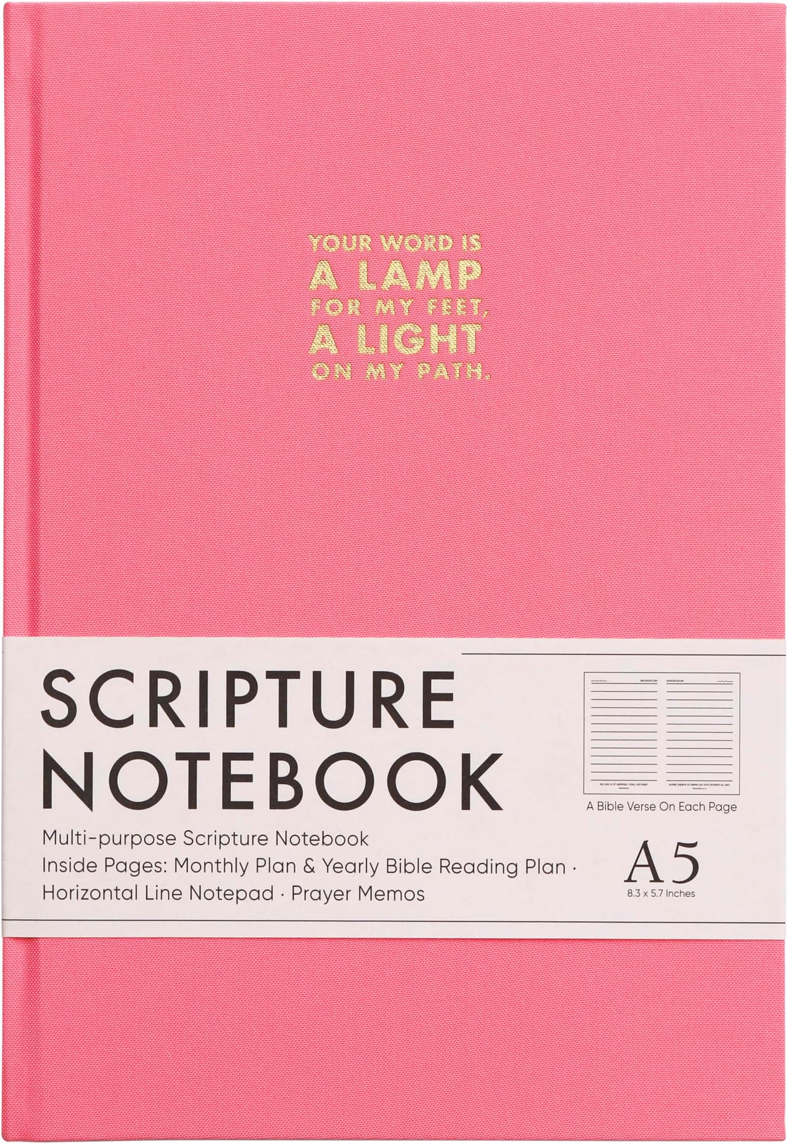 Amazon.com : Inspirational Bible Journal Notebook, Christian Journals ...
