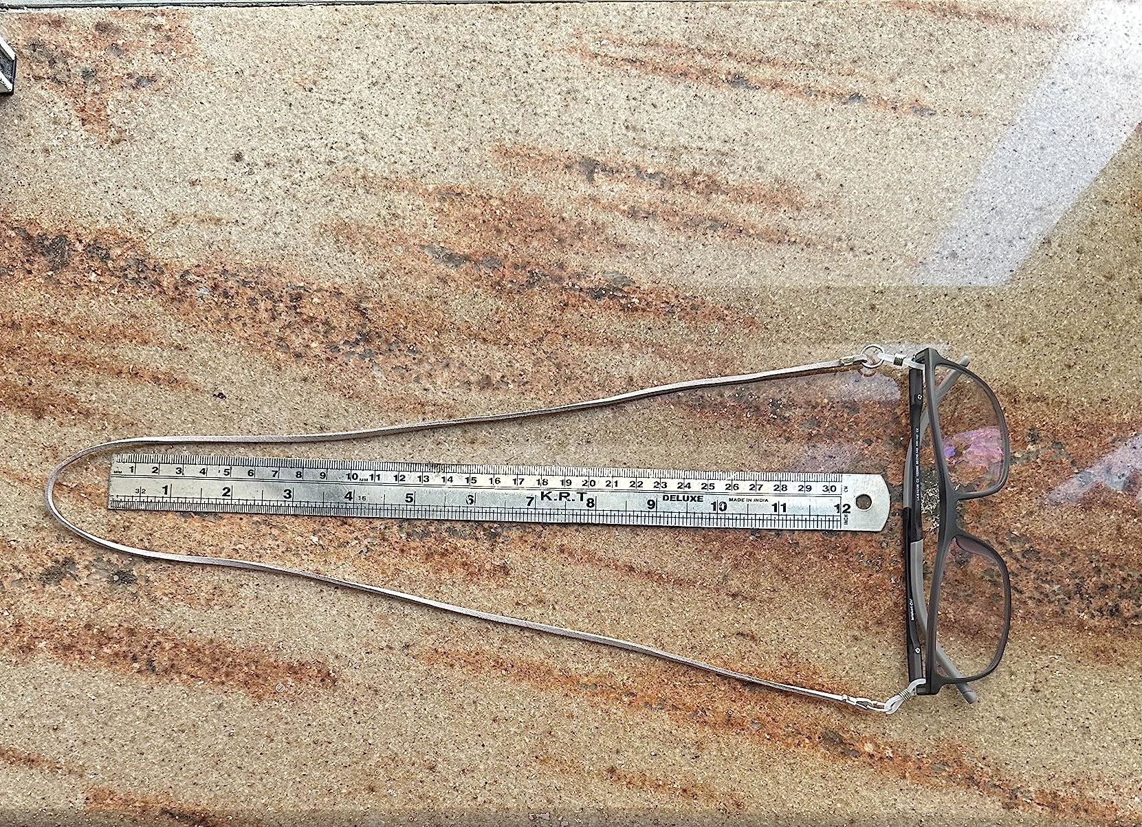 Buy Heddz Grey Soft Leather Cord Spectacle Chain For Men- Unisex ...