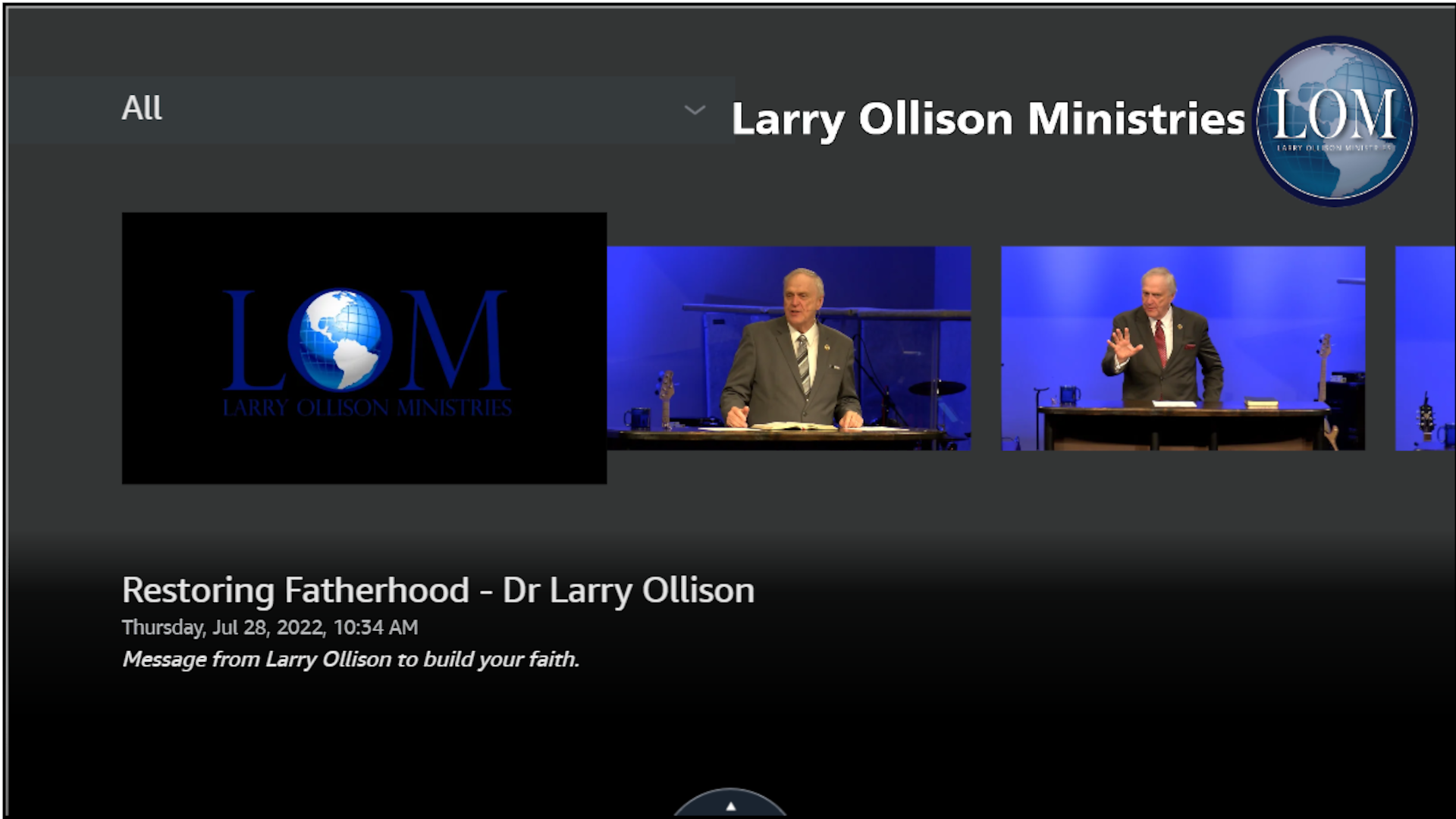 Larry Ollison Ministries - App on Amazon Appstore
