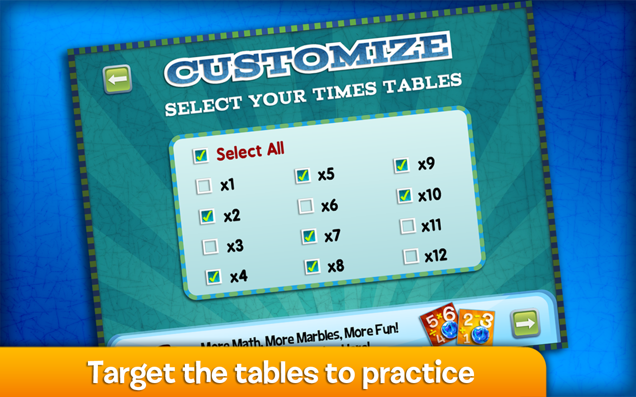 Marble Math Multiplication - App on the Amazon Appstore