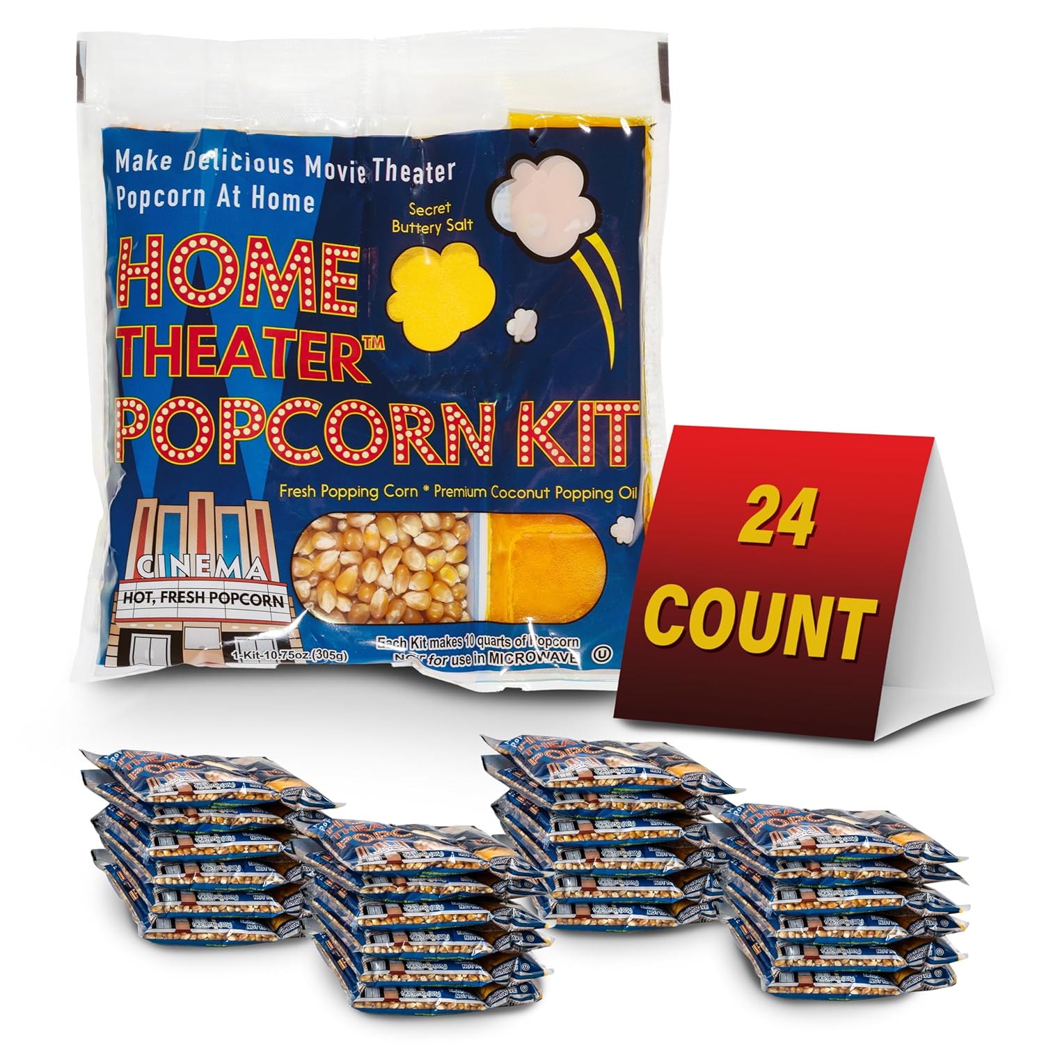 Amazon.com: Wabash Valley Farms Home Theater Popcorn Kit - Premium ...