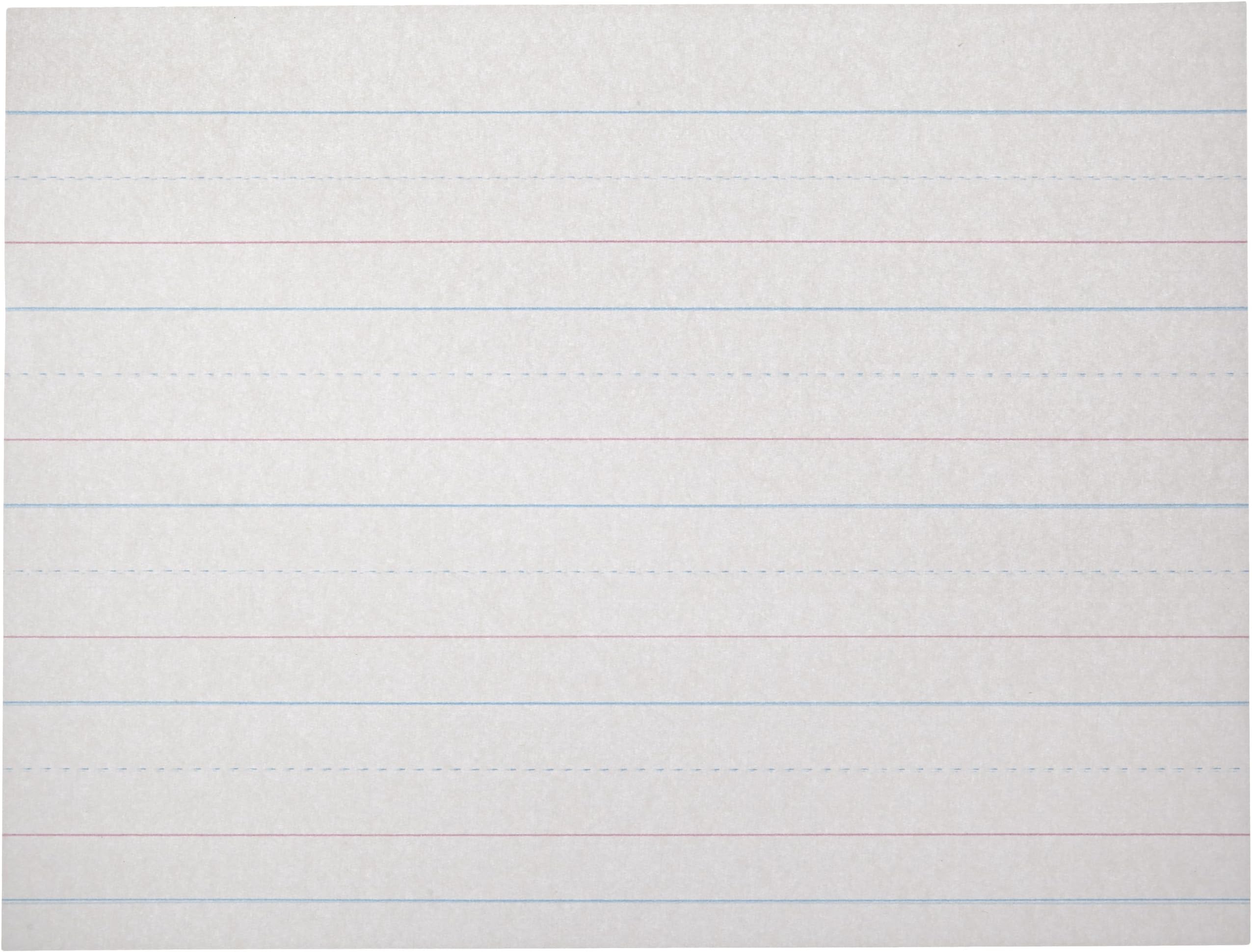 Amazon.com : Pacon PAC2635BN Newsprint Handwriting Paper, Skip-A-Line ...